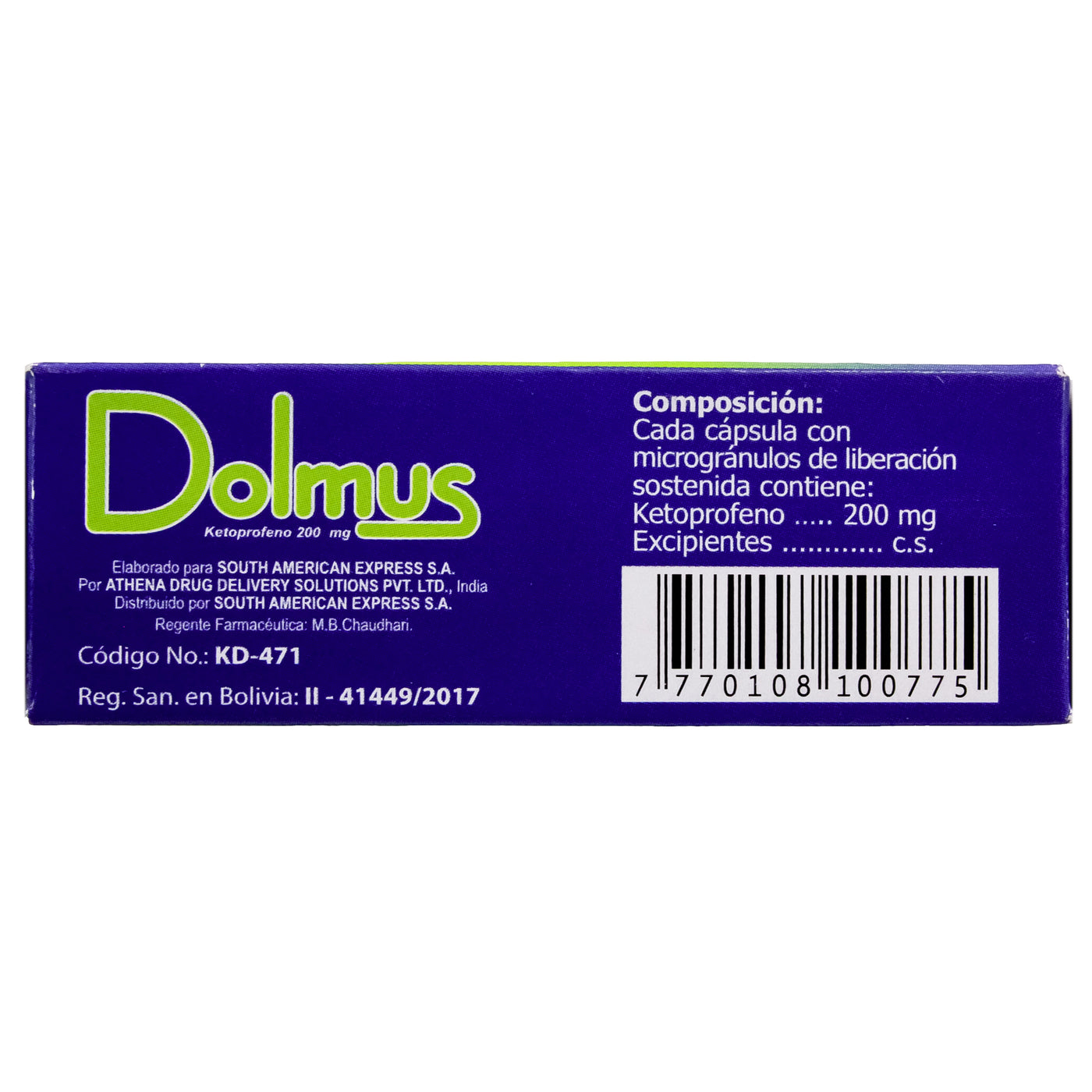 Dolmus Ketoprofeno 200Mg X Capsula— Farmacorp