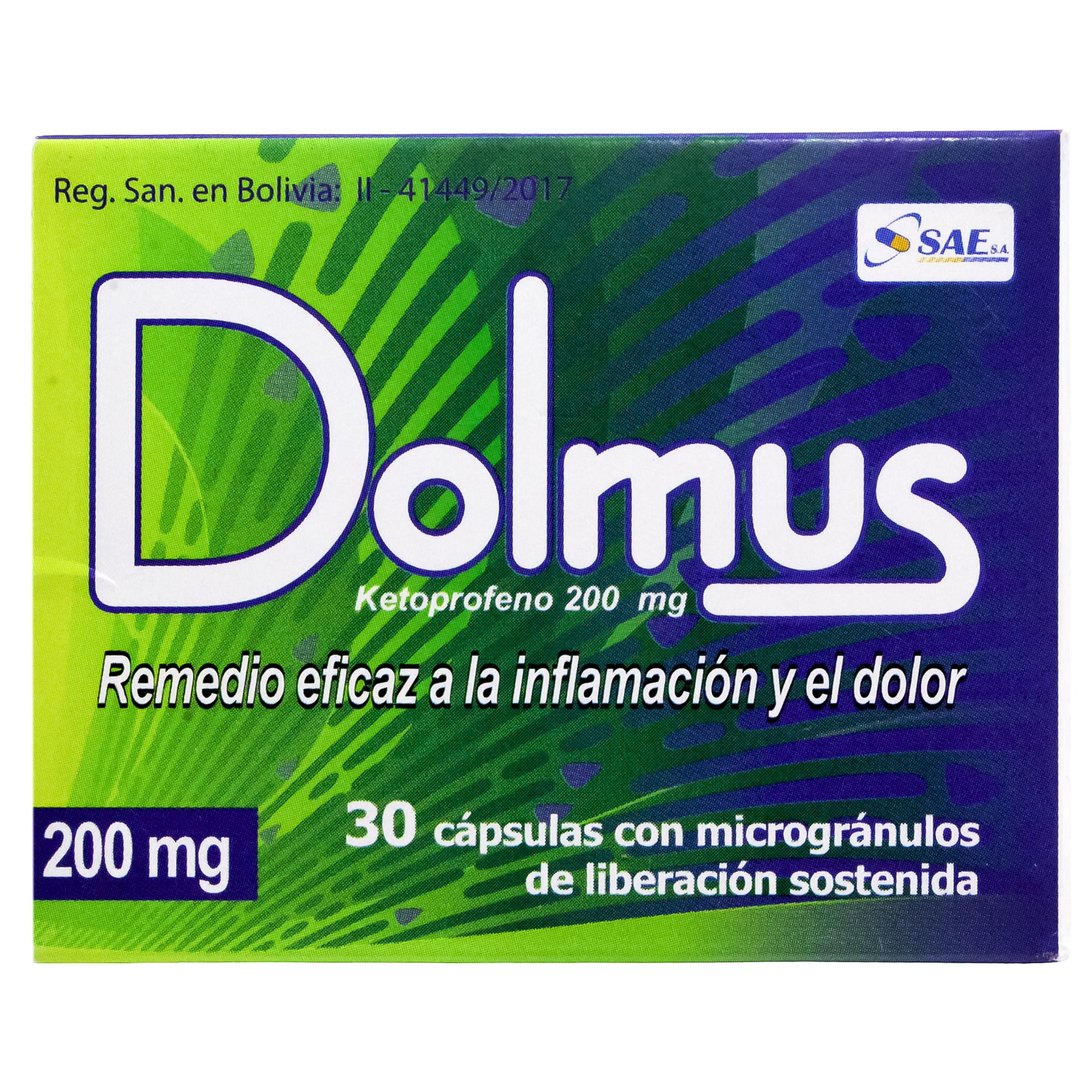 Dolmus Ketoprofeno 200Mg X Capsula— Farmacorp