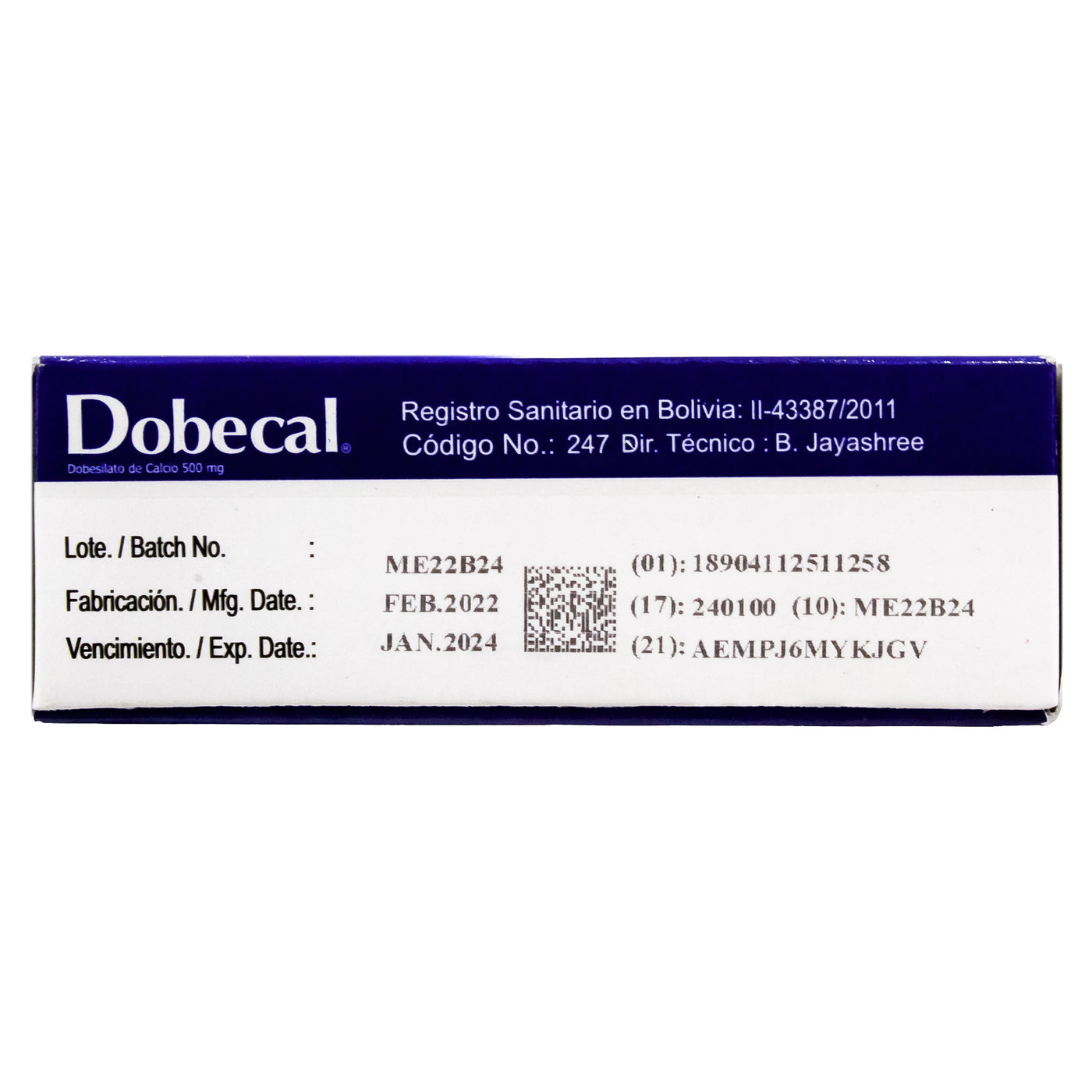 Dobecal 500Mg Dobesilato Calcio X Capsula— Farmacorp