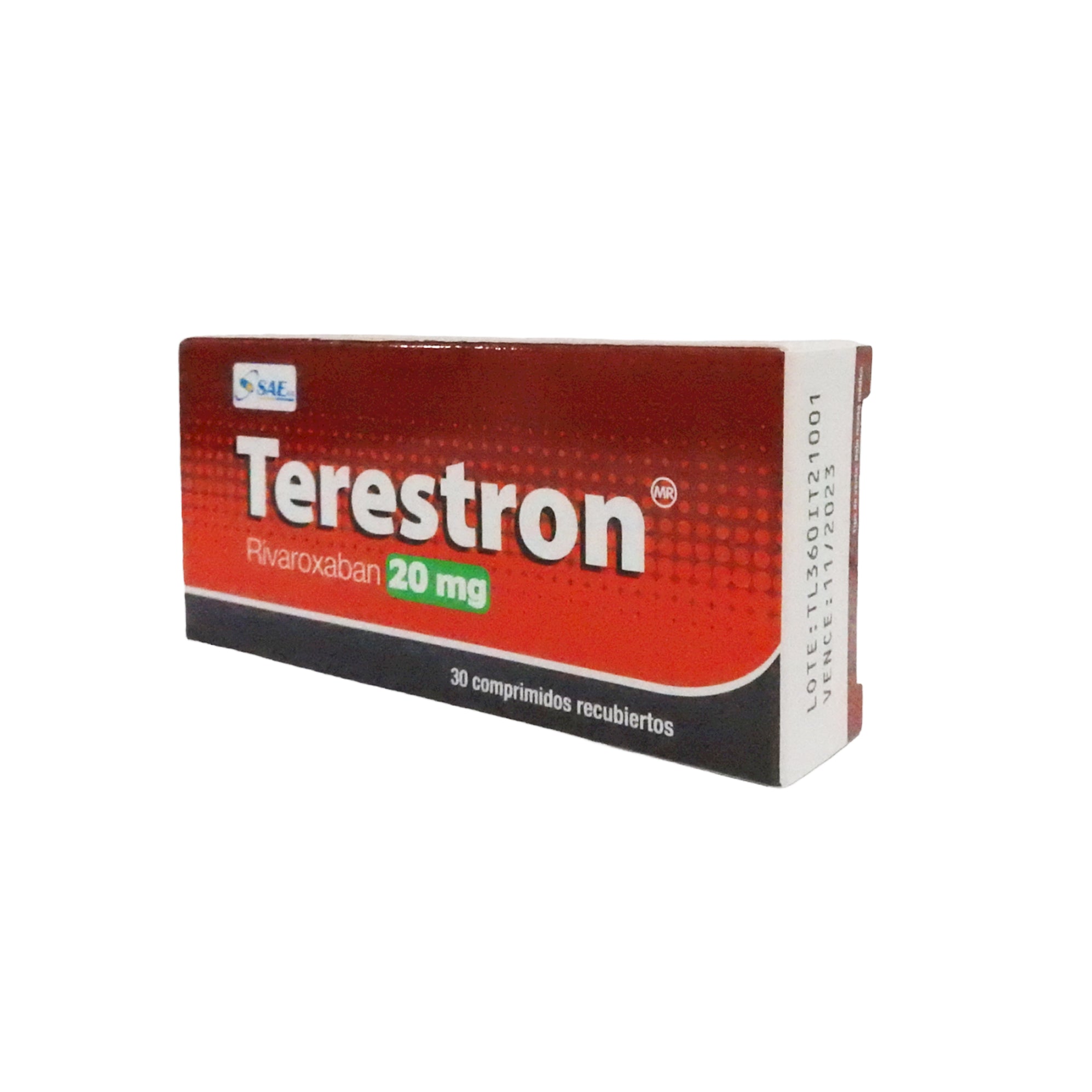 Terestron 20Mg X 30 Comp Rivaroxaban— Farmacorp