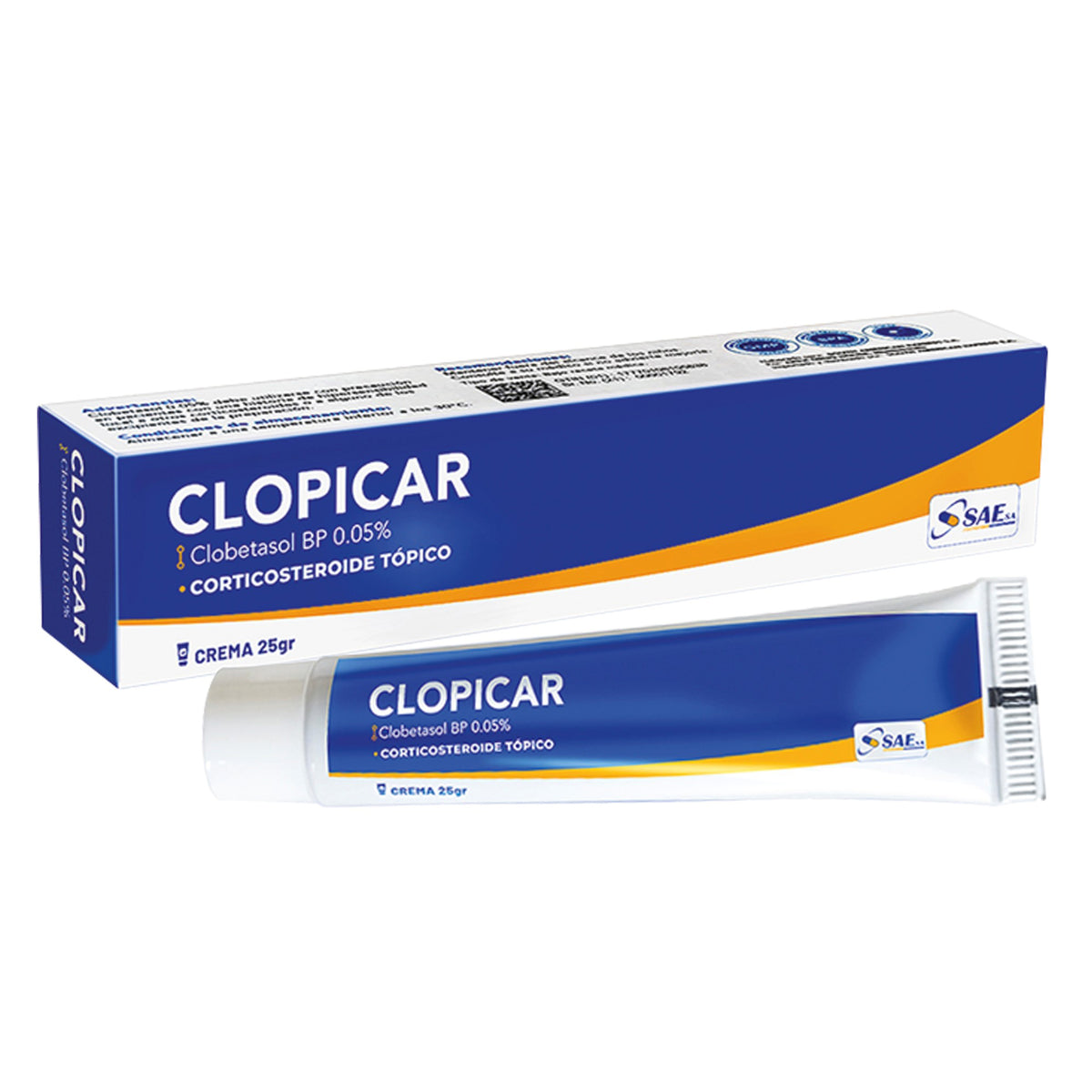 Clopicar 0.05% Crema Clobetasol X 25G— Farmacorp