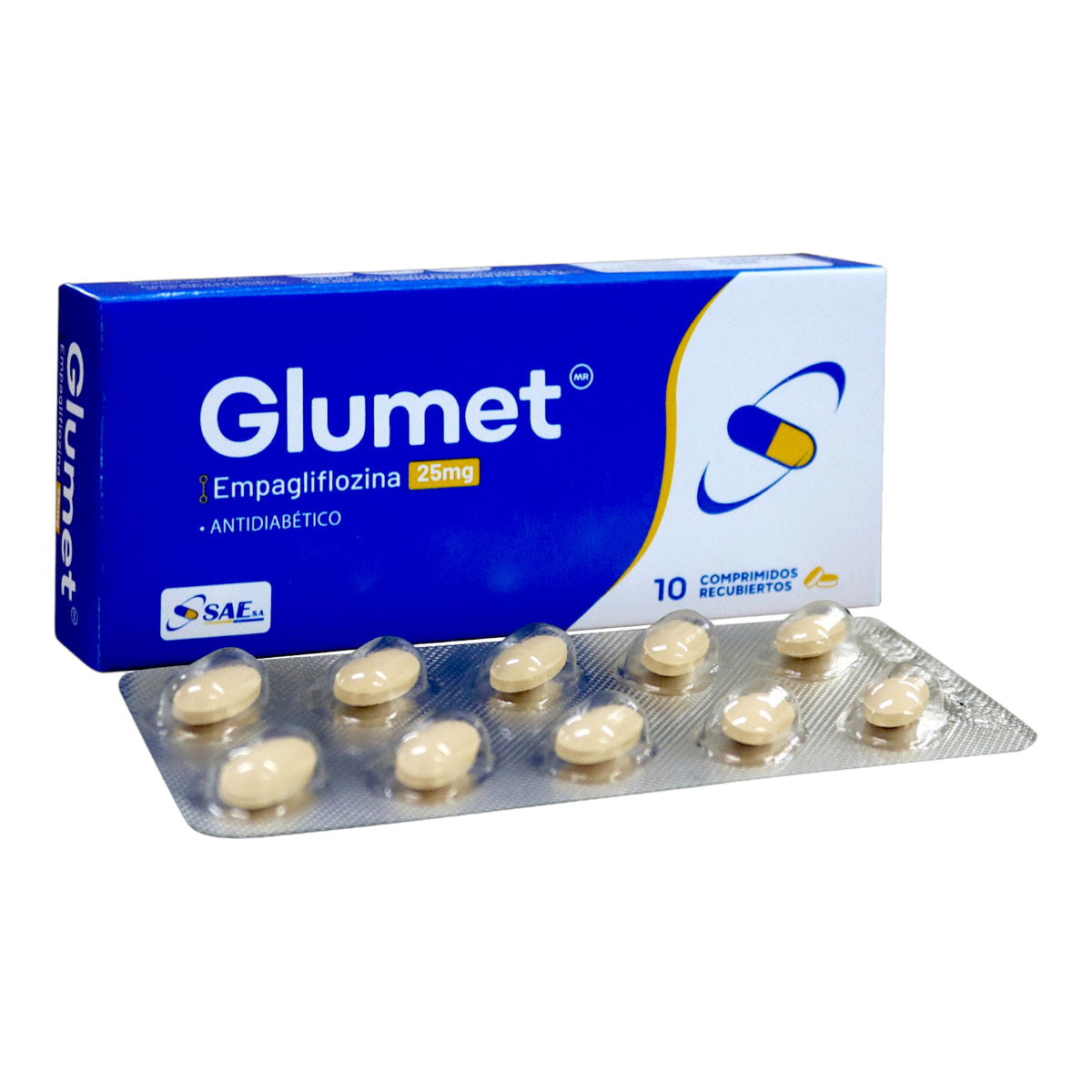 Glumet 25Mg Empagliflozina X 10 Comprimidos— Farmacorp