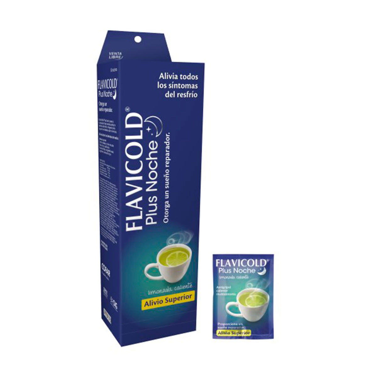 Flavicold Plus Noche Limón | Antigripal— Farmacorp