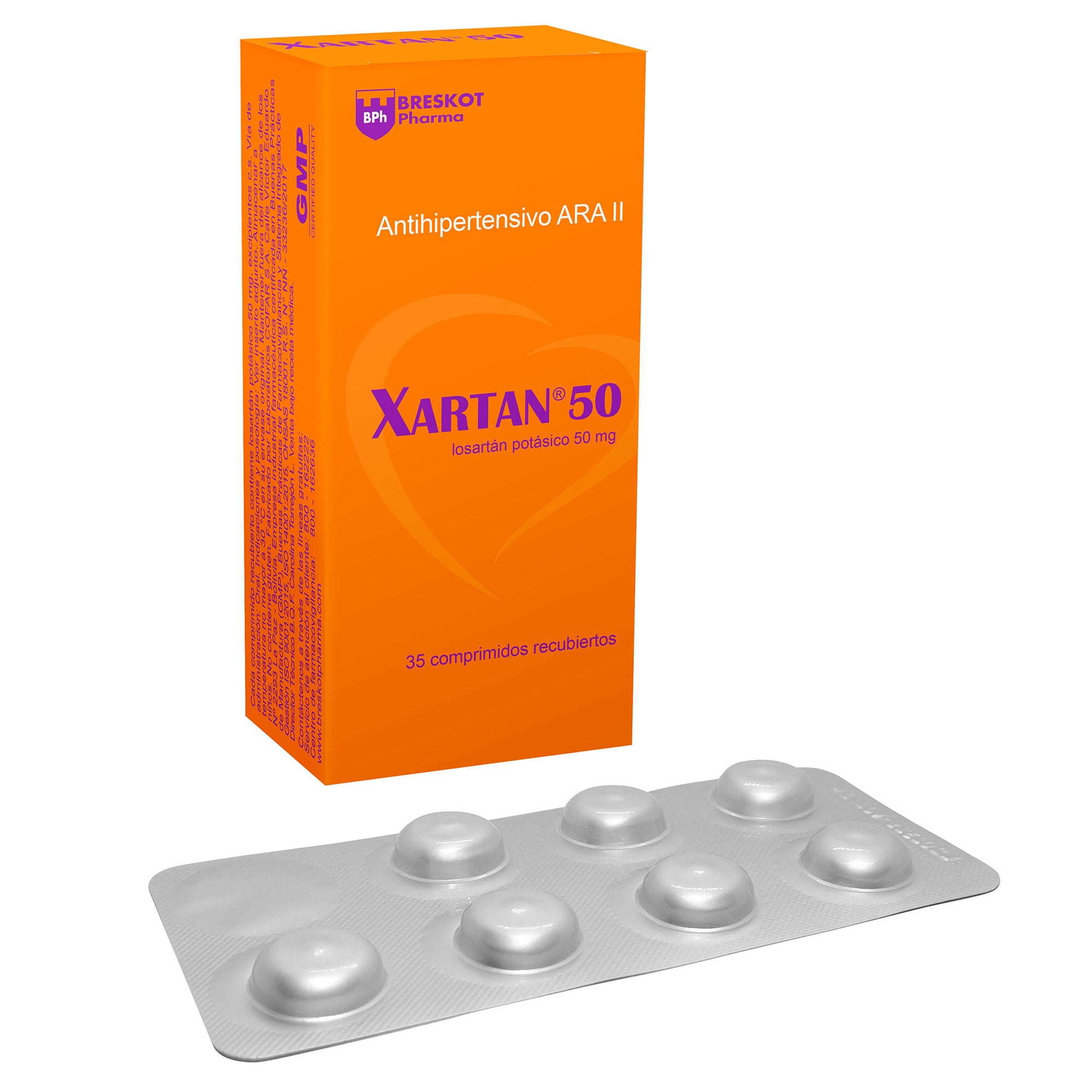 Novasartan 50Mg Losartan X Tableta— Farmacorp