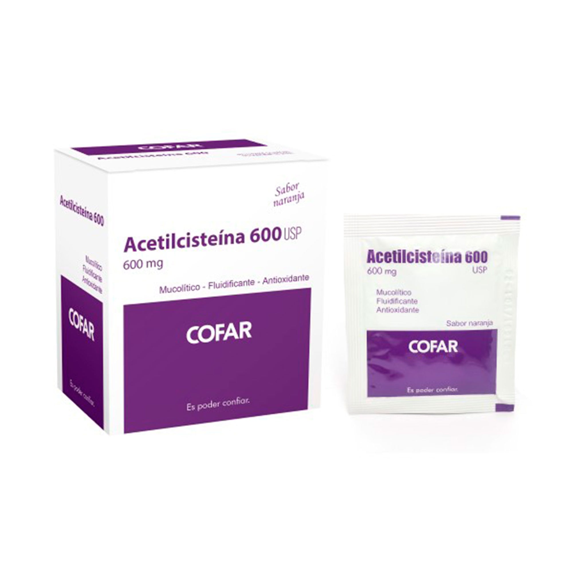 Muxatil 600Mg Acetilcisteina X Sobre— Farmacorp