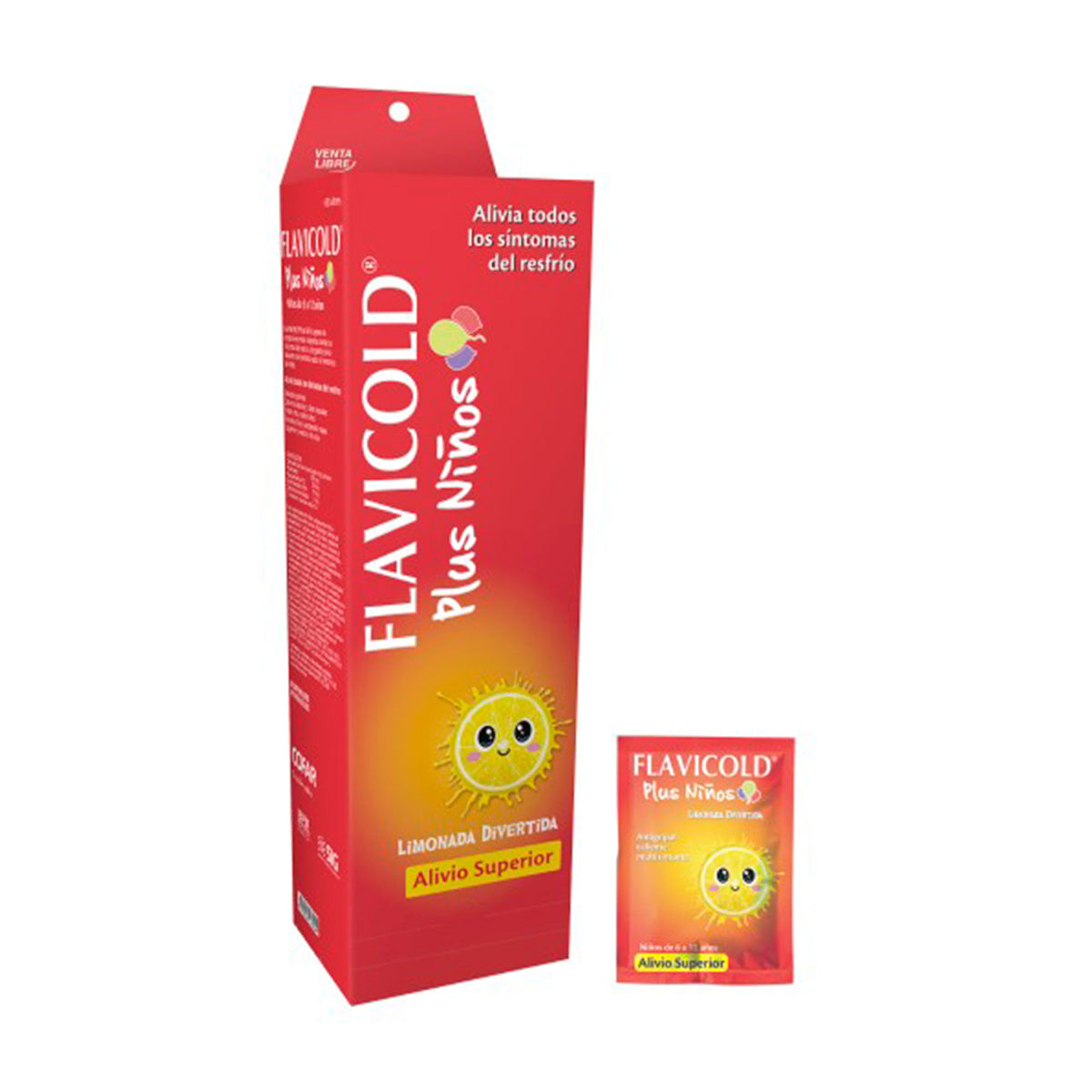Flavicold Plus Niños Limonada | Antigripal— Farmacorp