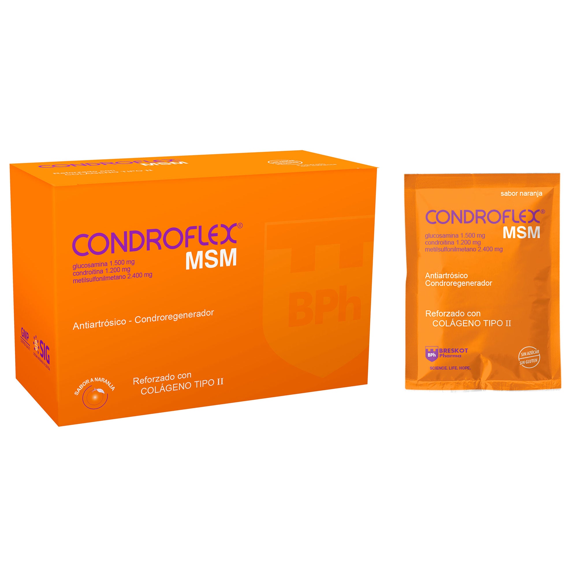 Condroflex Msm Sin Azucar X Sobre— Farmacorp