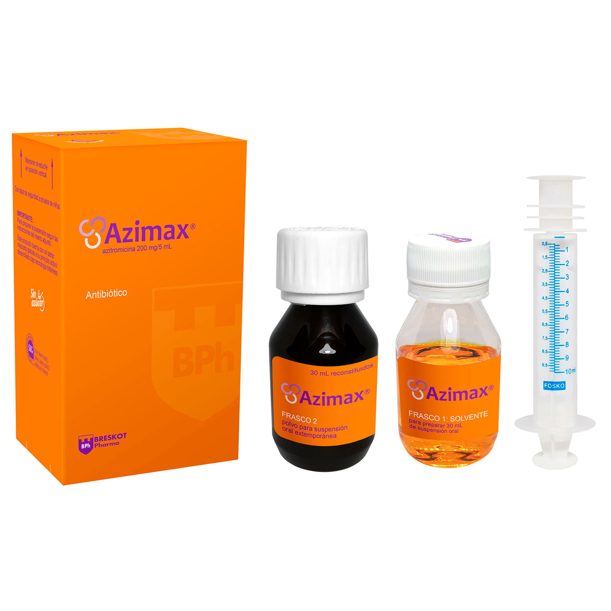 Azimax 200Mg 5Ml Susp X 30Ml Azitromicina— Farmacorp