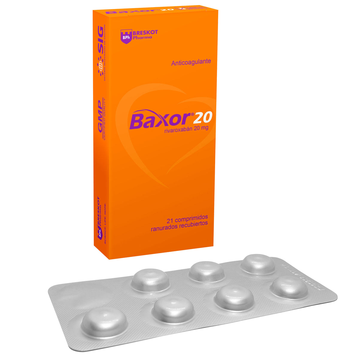 Baxor 20Mg Rivaroxaban X Tableta— Farmacorp