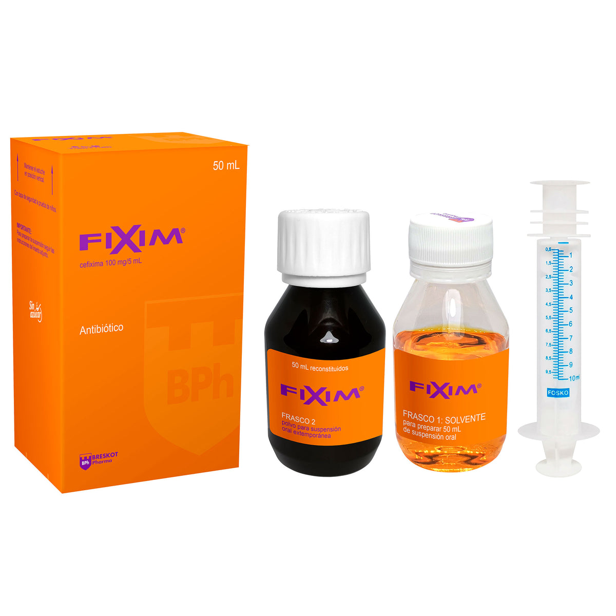 Fixim 100Mg 5Ml Susp X 50Ml Cefixima— Farmacorp