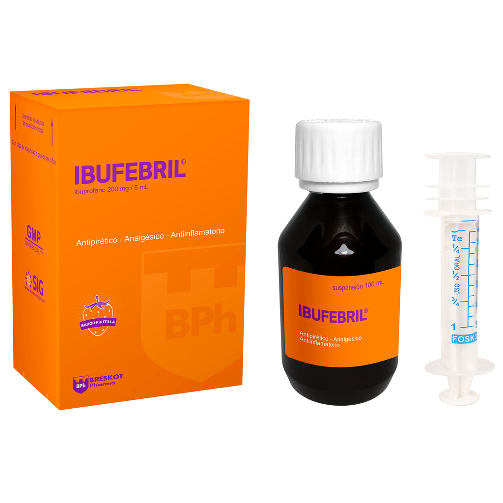 Diprofen Fuerte Ibuprofeno 100ml | Suspensión— Farmacorp