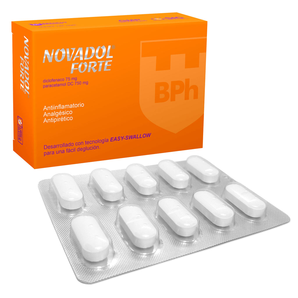 Clofexan Forte Paracetamol 750Mg Y Diclofenaco Sodico 75Mg X Tableta ...