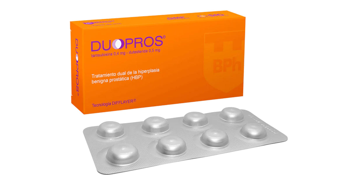 Duopros Tamsulosina 0.4Mg Dutasterida 0.5Mg X Capsula De Liberación Pr ...