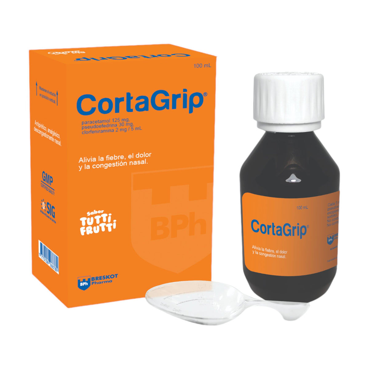 Cortagrip Jarabe Antigripal X 100Ml— Farmacorp