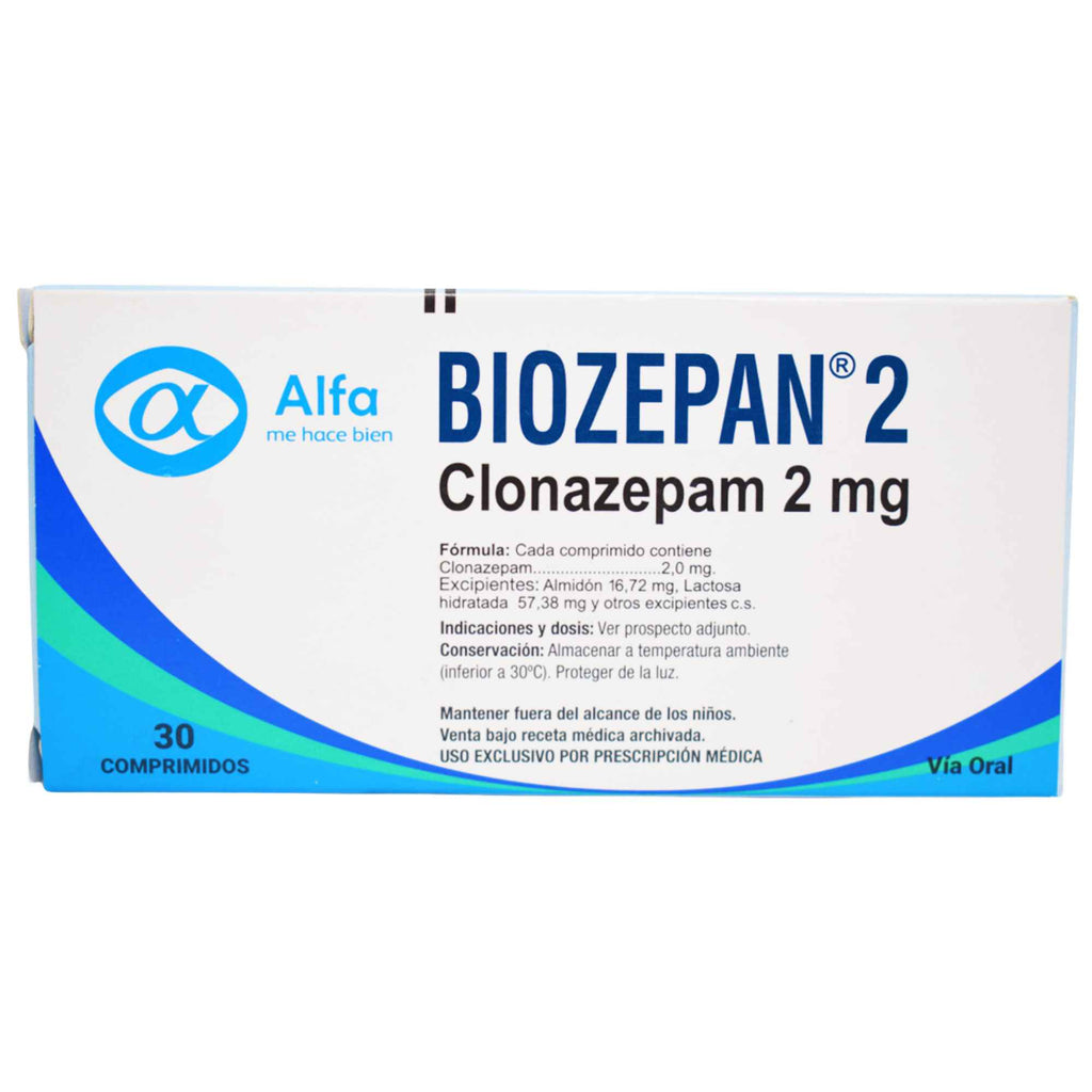 Klon 2Mg Clonazepam X Comprimido— Farmacorp
