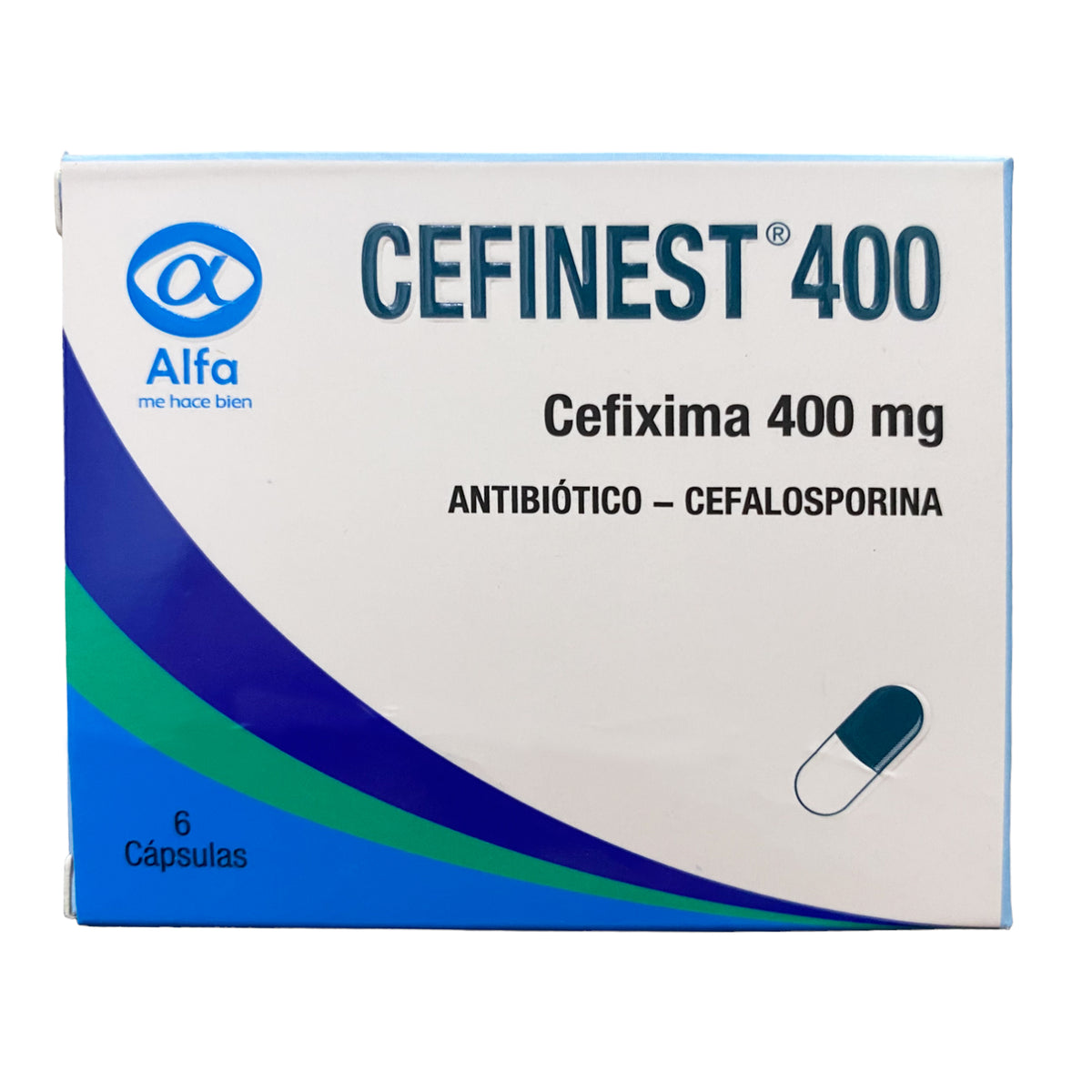 Cefinest 400 Mg Cefixima X Cápsula— Farmacorp