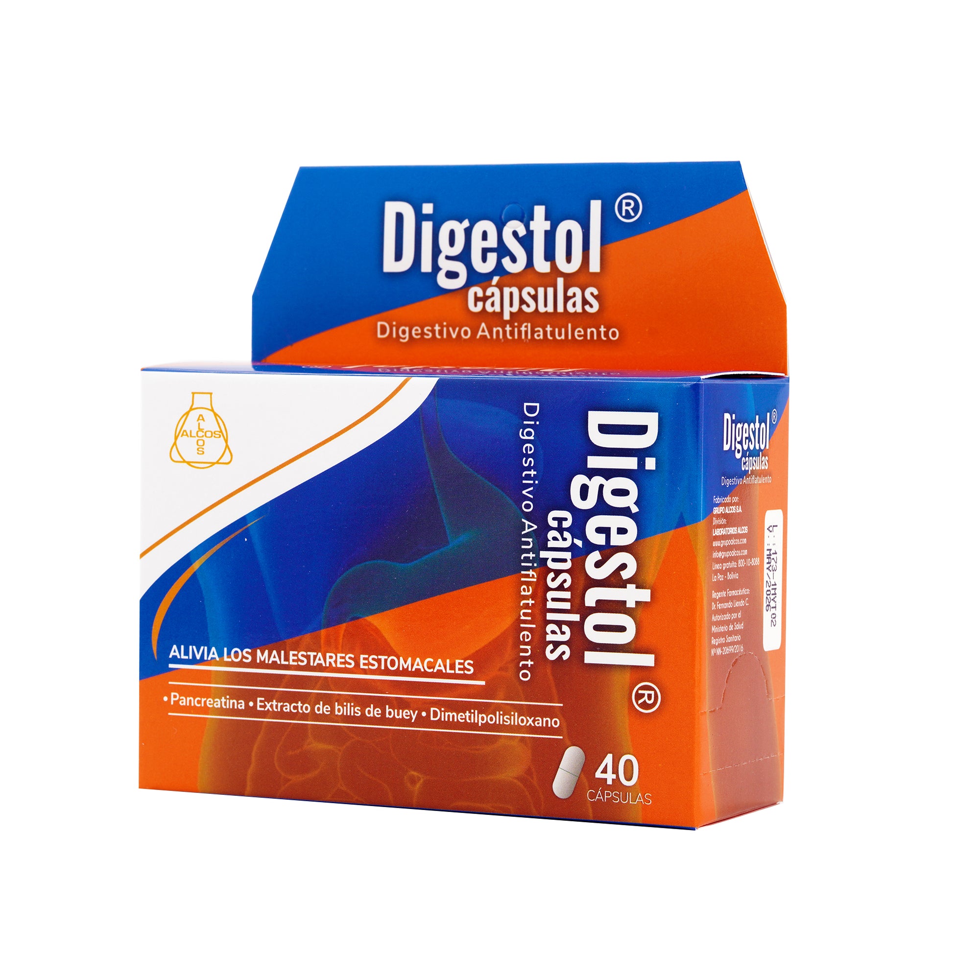 Digestol Digestivo Antiflatulento X Capsula— Farmacorp