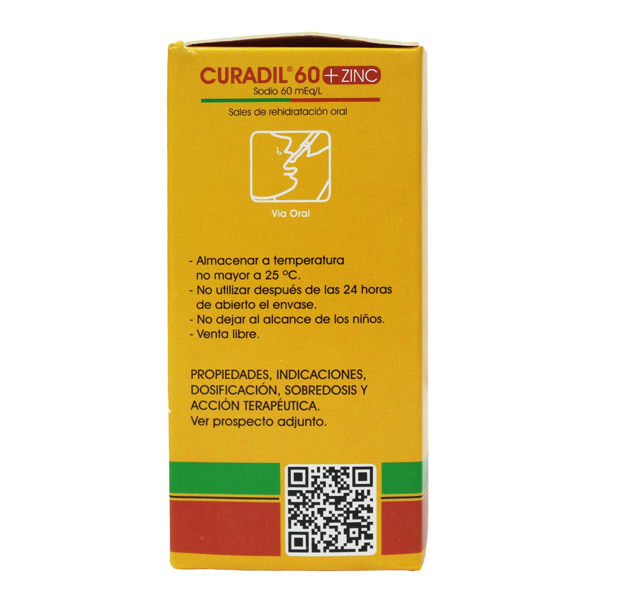 Curadil 60 +Zinc X 200Ml Suero Oral Rehidratante— Farmacorp