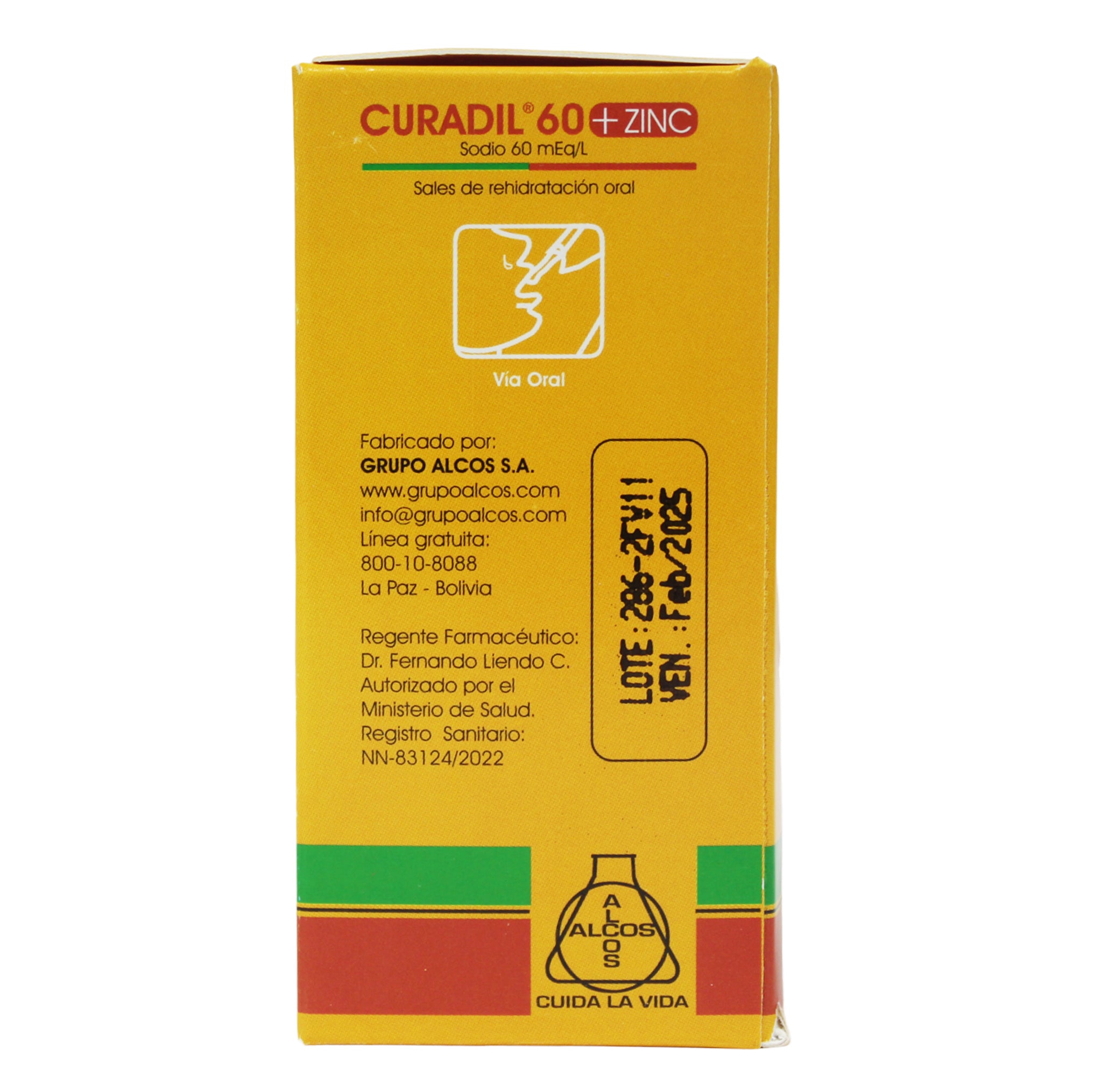 Curadil 60 +Zinc X 200Ml Suero Oral Rehidratante— Farmacorp