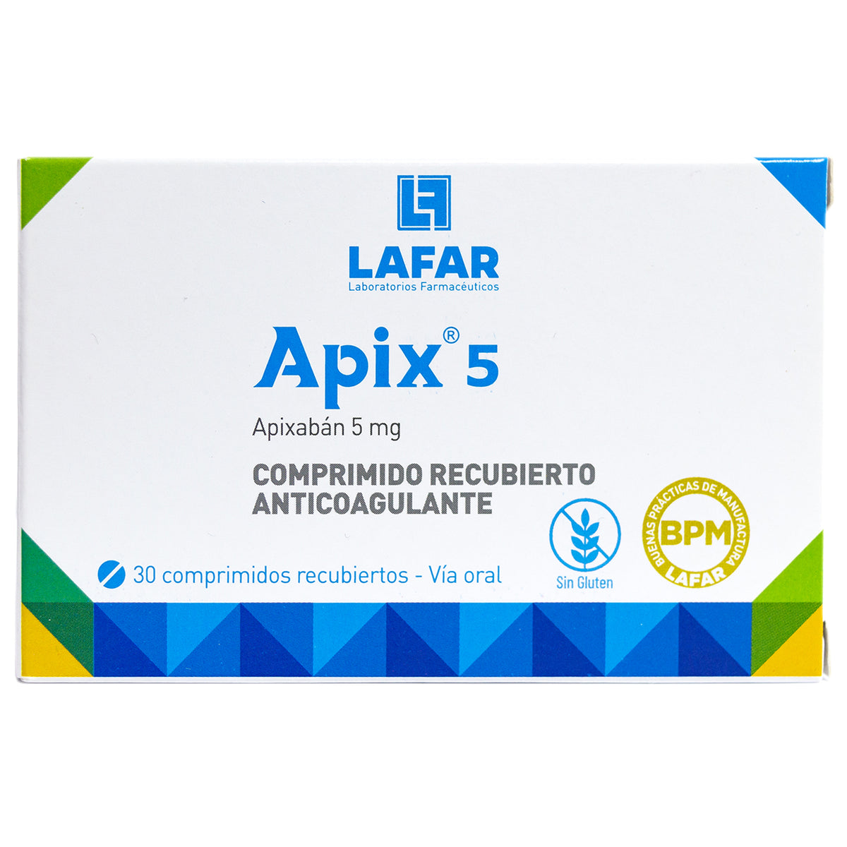 Apix 5Mg Apixaban X Comprimido— Farmacorp