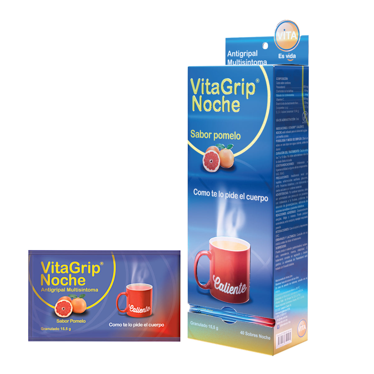 Vitagrip Noche Pomelo | Descanso Antigripal— Farmacorp