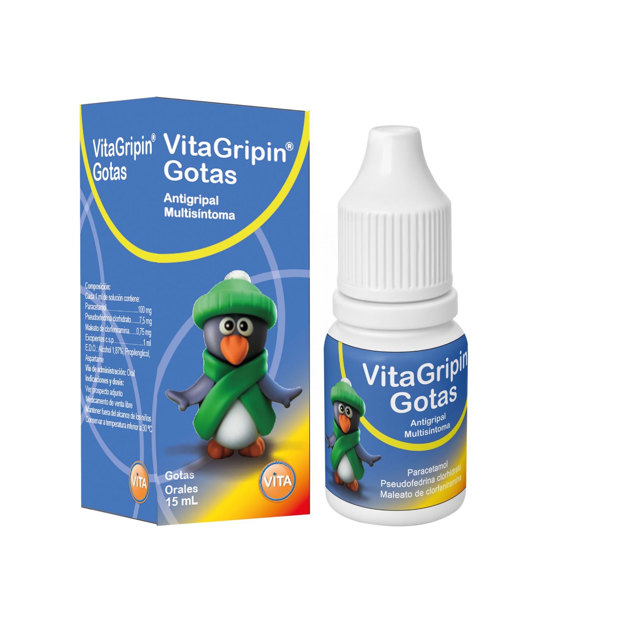 Antigripal Vitagripin Gotas X 15Ml— Farmacorp