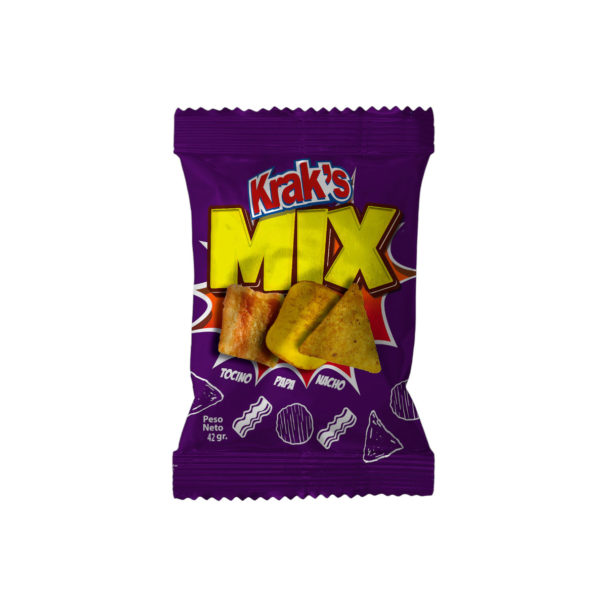 Snacks Kraks Mix X 42G— Farmacorp