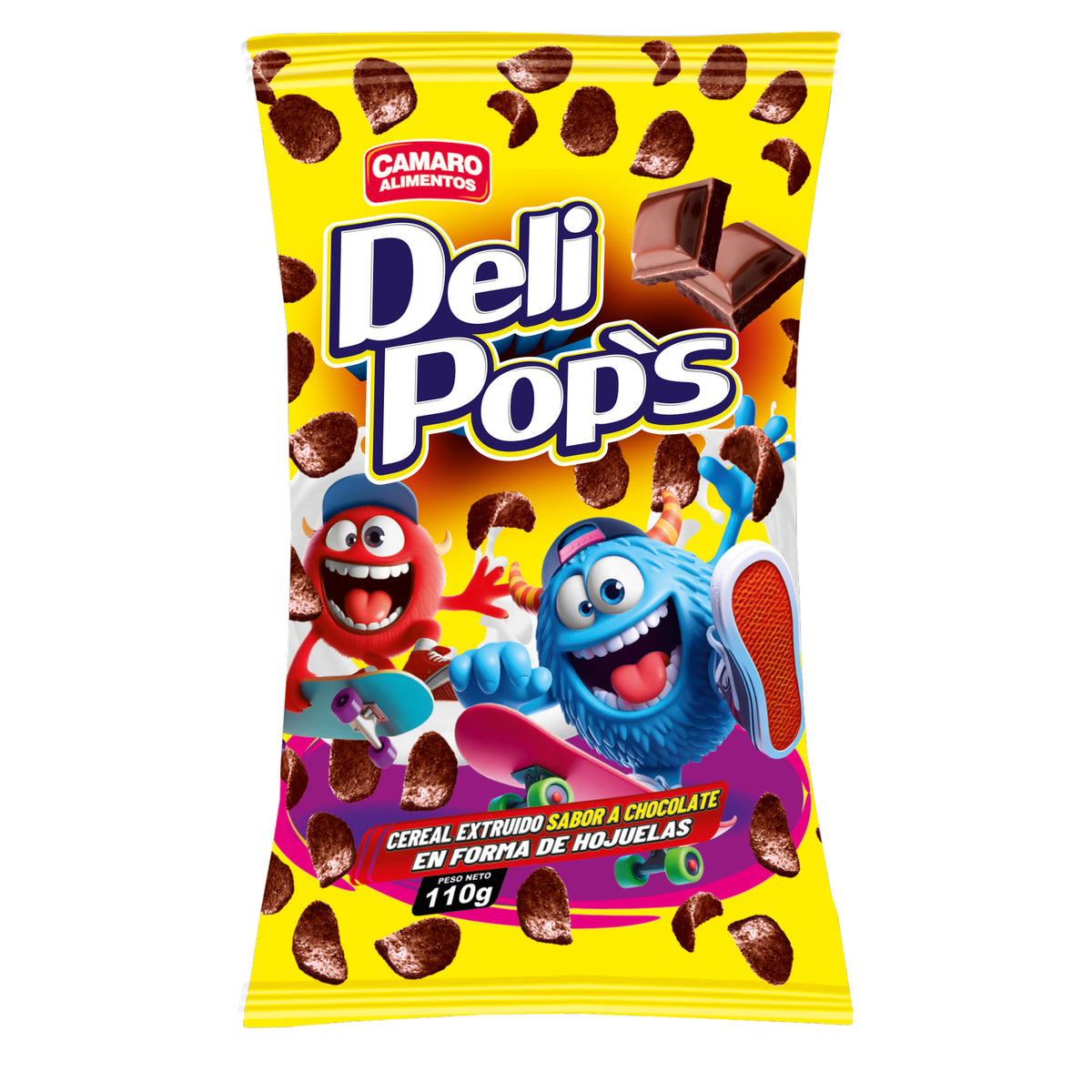 Deli Pops X 110Gr Chocolate En Forma De Hojuelas— Farmacorp