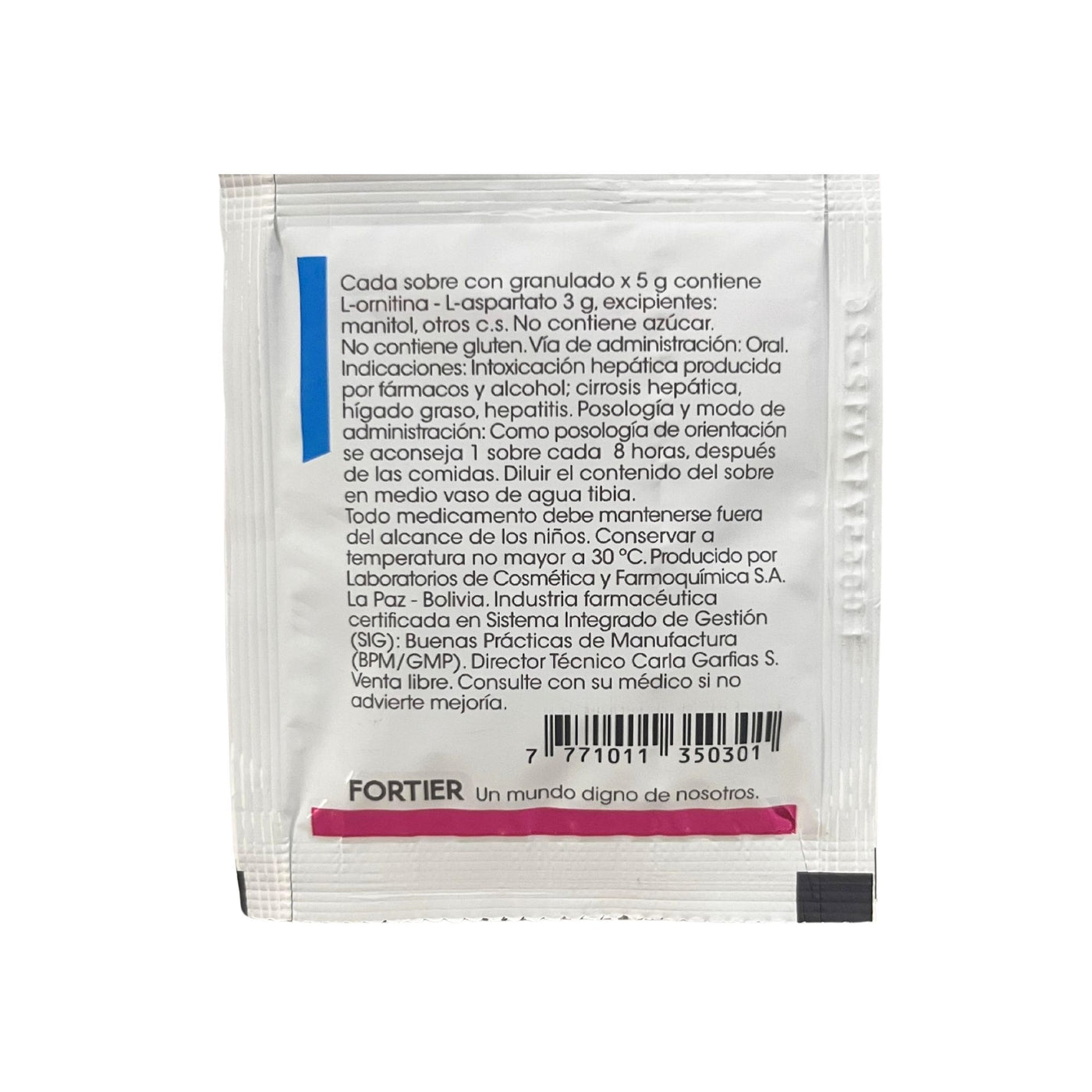 Hepasure L-Ornitina L-Aspartato 3G X Sobre— Farmacorp