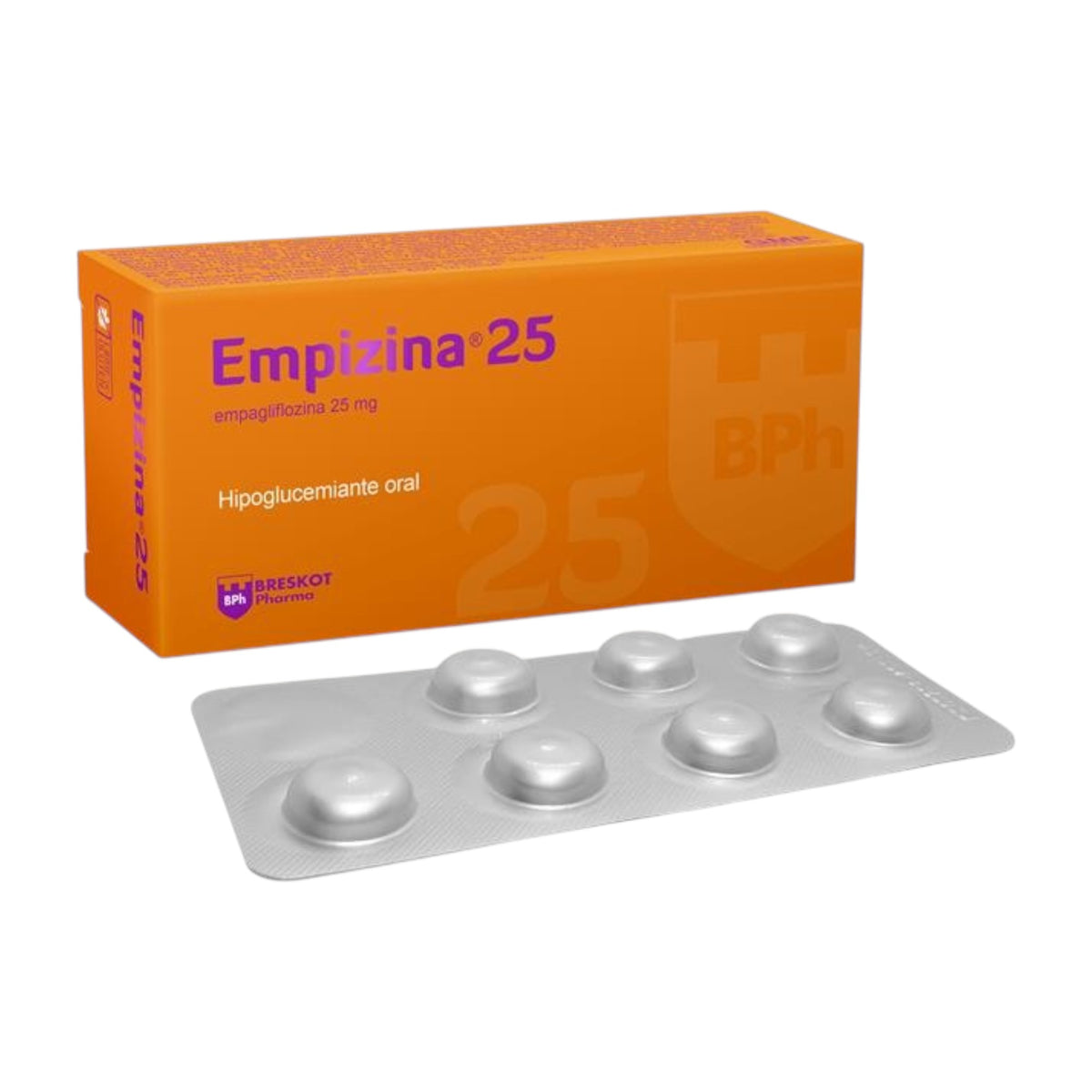 Empizina Empagliflozina 25Mg X Comprimido— Farmacorp