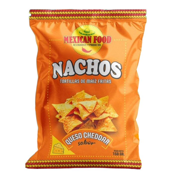 Nachos Mexican Food Sabor Queso Cheddar X 150G— Farmacorp