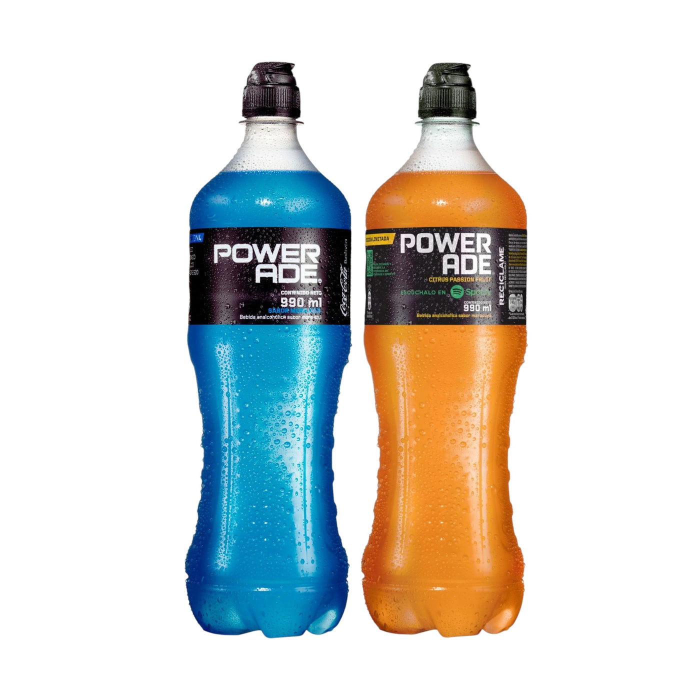 Bebida Isotónica Powerade Pack 2 Botellas Mora Azul/Citrus Passion X 9 ...