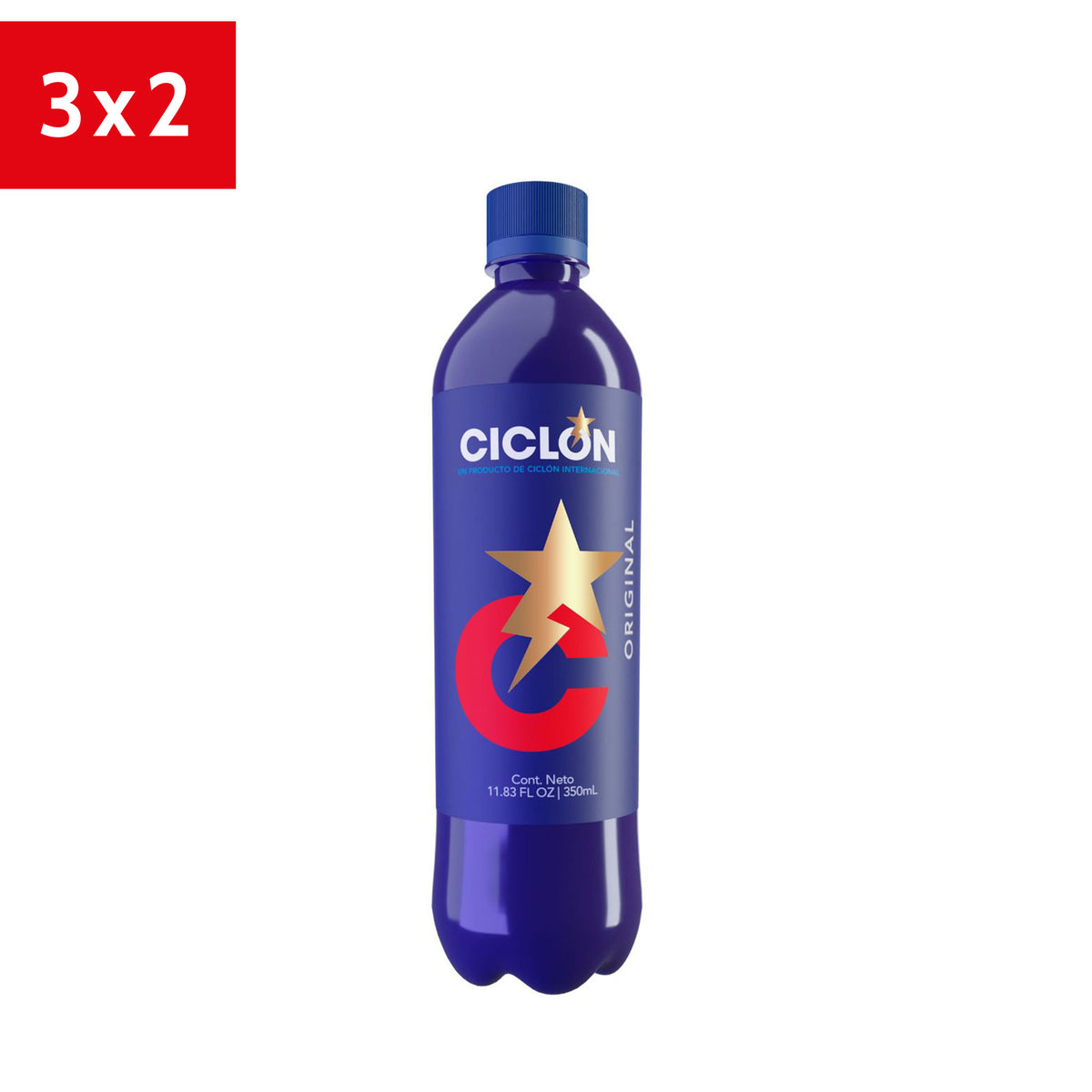 Ciclon Energy Drink Original Botella X 350Ml— Farmacorp