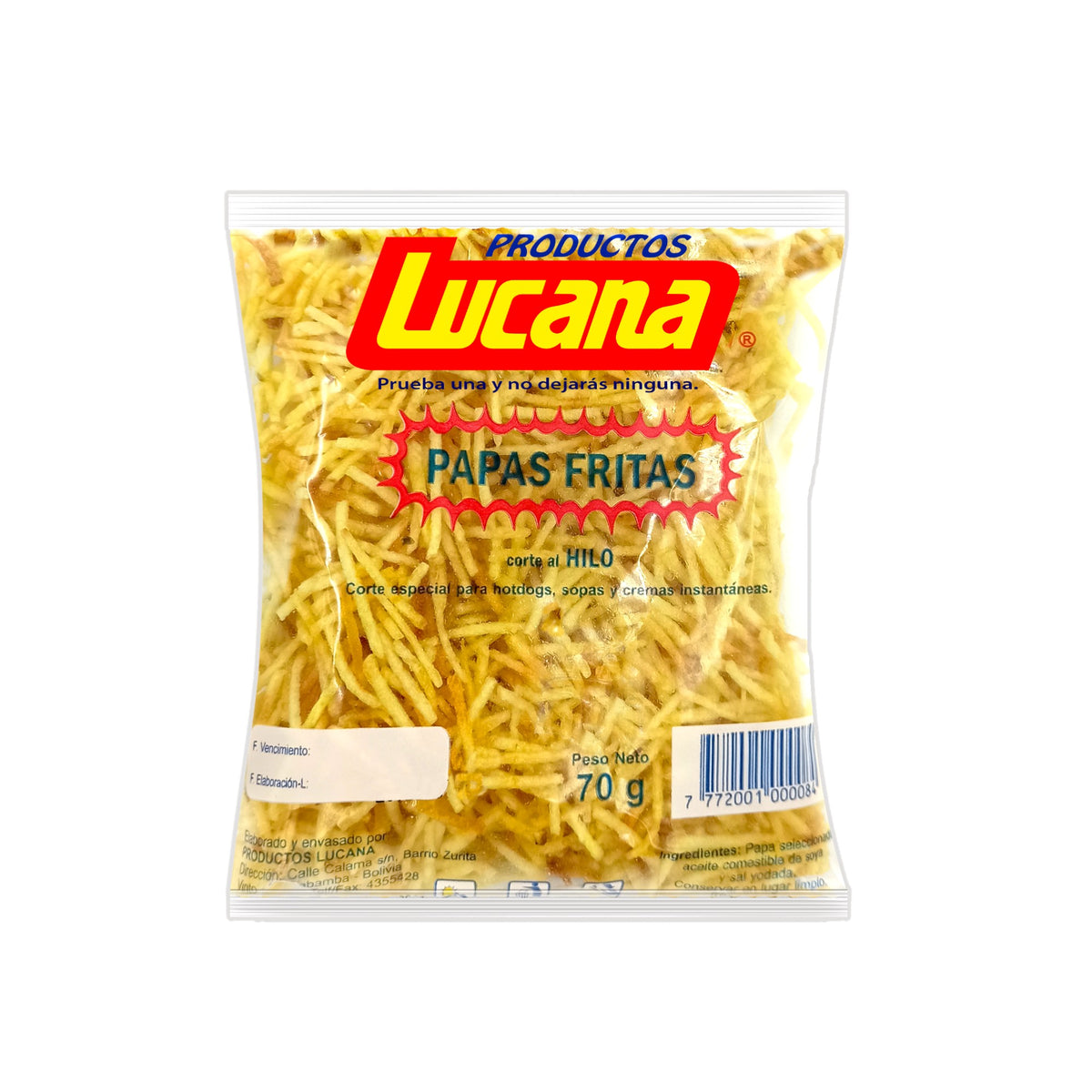 Papas Fritas Lucana Al Hilo X 70G— Farmacorp