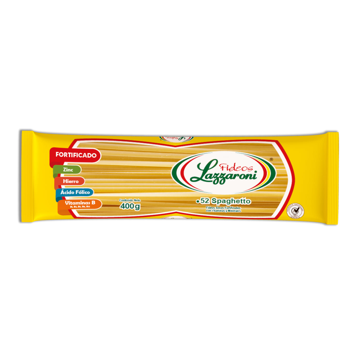 Pasta Lazzaroni Fideos Largo Espagueti X 400G— Farmacorp