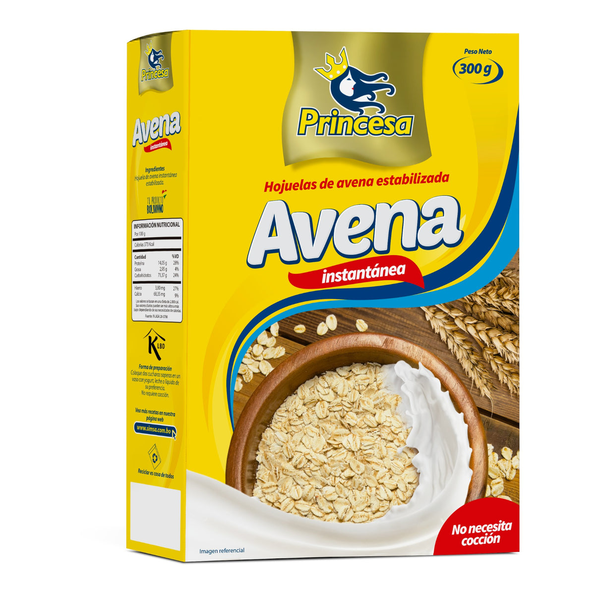 Avena Princesa Instantánea X 300G— Farmacorp