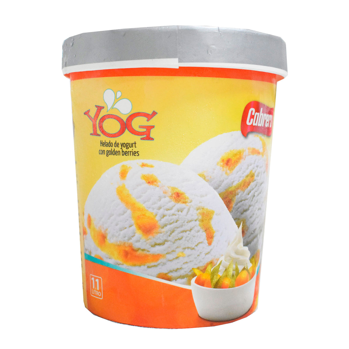 Cabrera Yog Helado Golden Berries X 1 L— Farmacorp