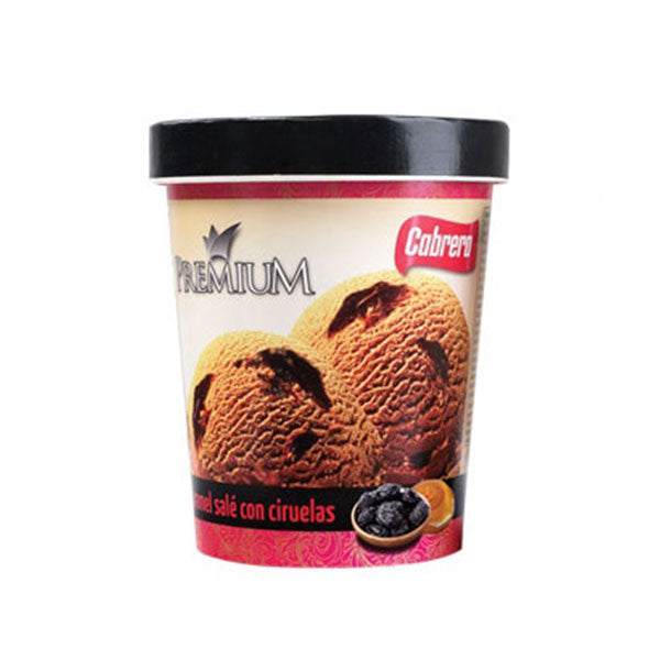 Cabrera Premium Helado Caramel Sale Con Ciruelo X 1 2 L— Farmacorp