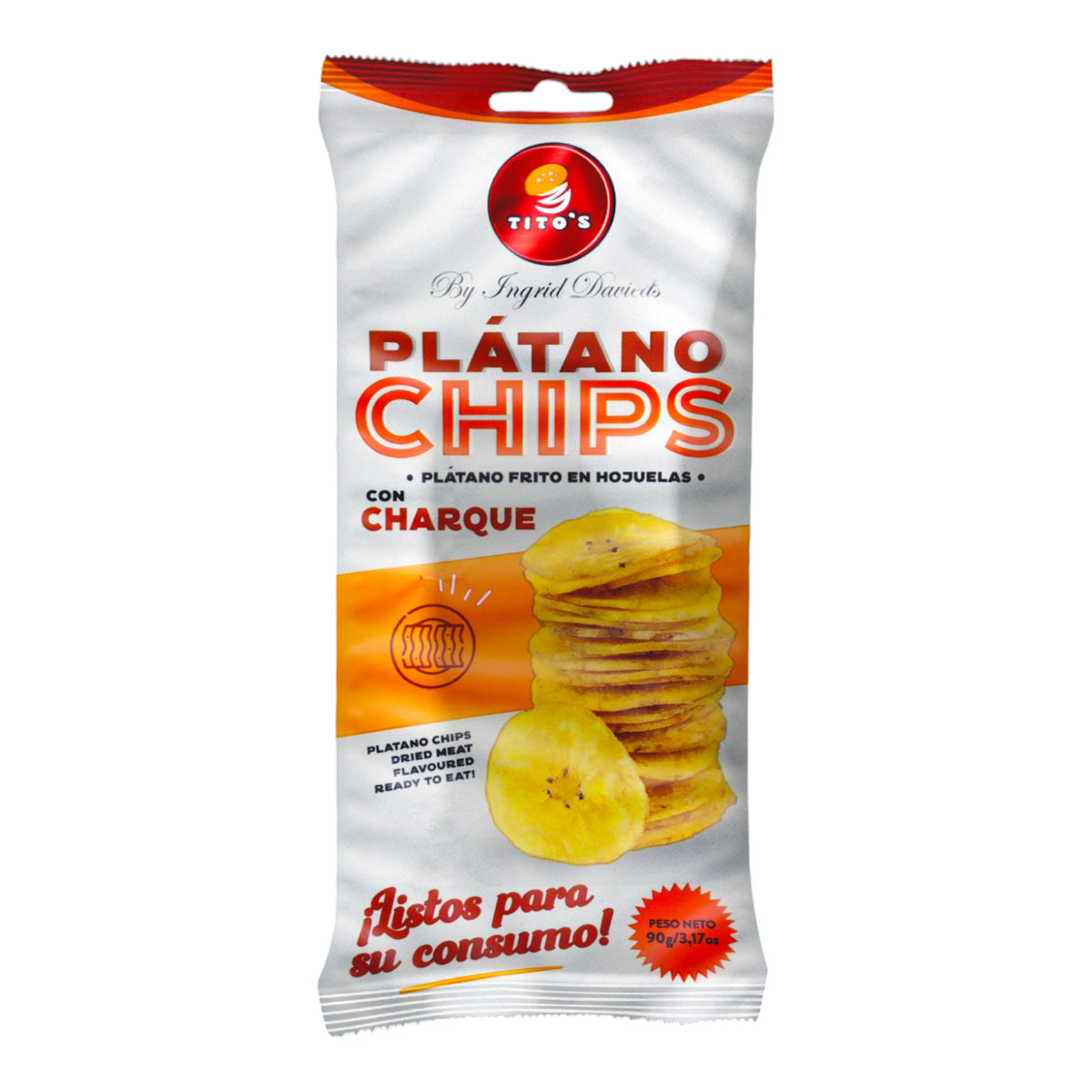 Plátano Titos Chips En Hojuelas Charque X 90G— Farmacorp
