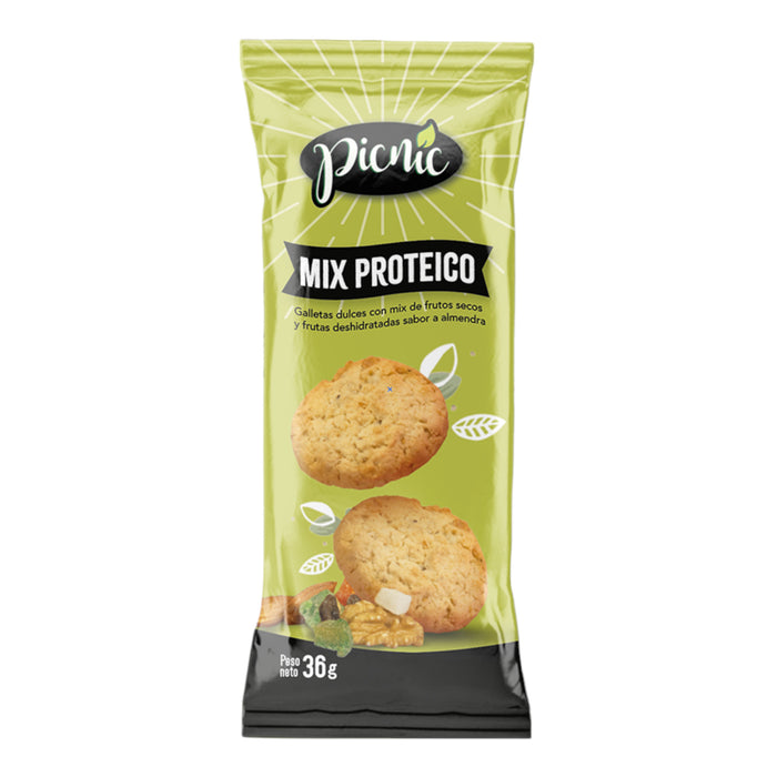 Galletas Picnic Dulces Mix Proteico X 36G— Farmacorp