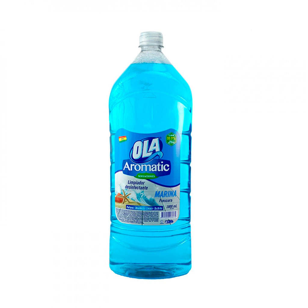 Ola Aromatic Limpia Pisos Desinfectante Marina Frescura X 1800Ml— Farmacorp