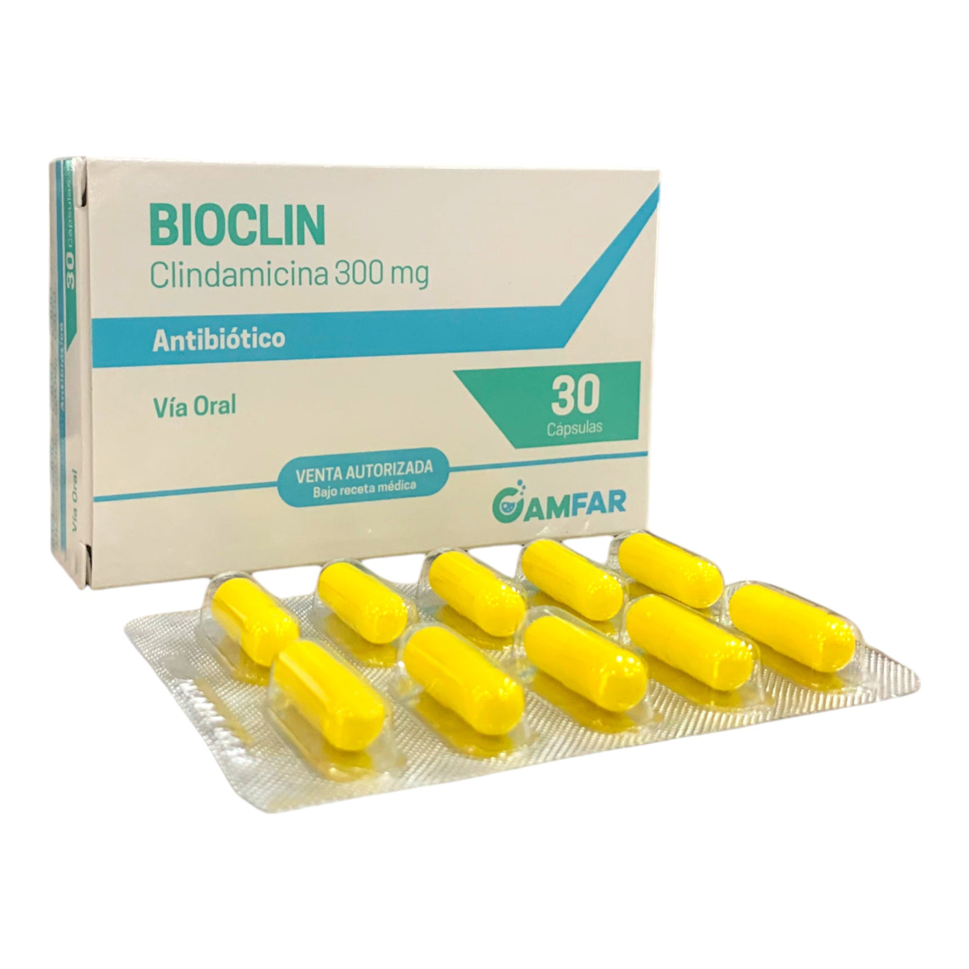 Bioclin 300Mg Clindamicina X 30 Capsulas— Farmacorp