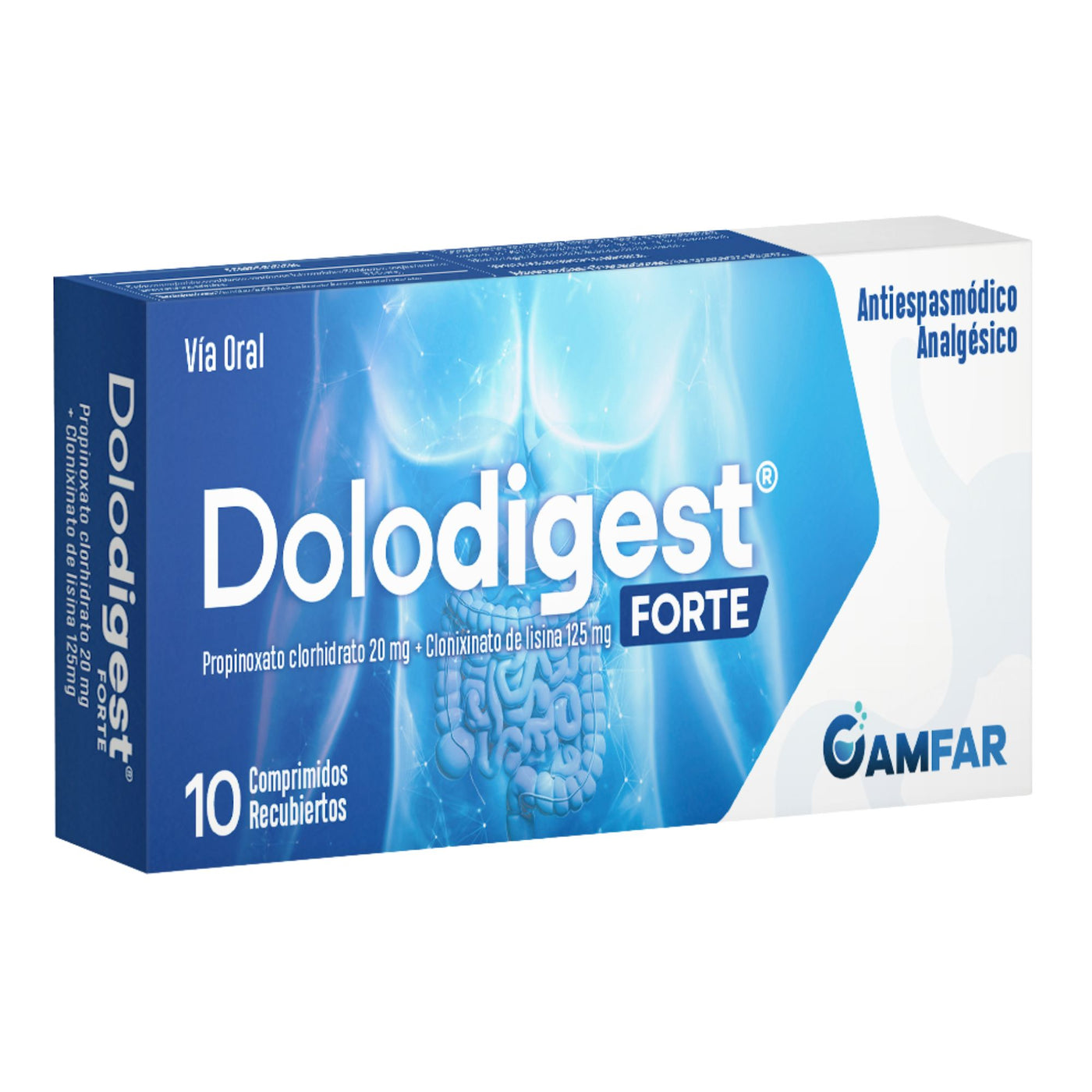 Dolodigest Forte 20Mg Propinoxato /125Mg Clonixinato X Comprimido ...