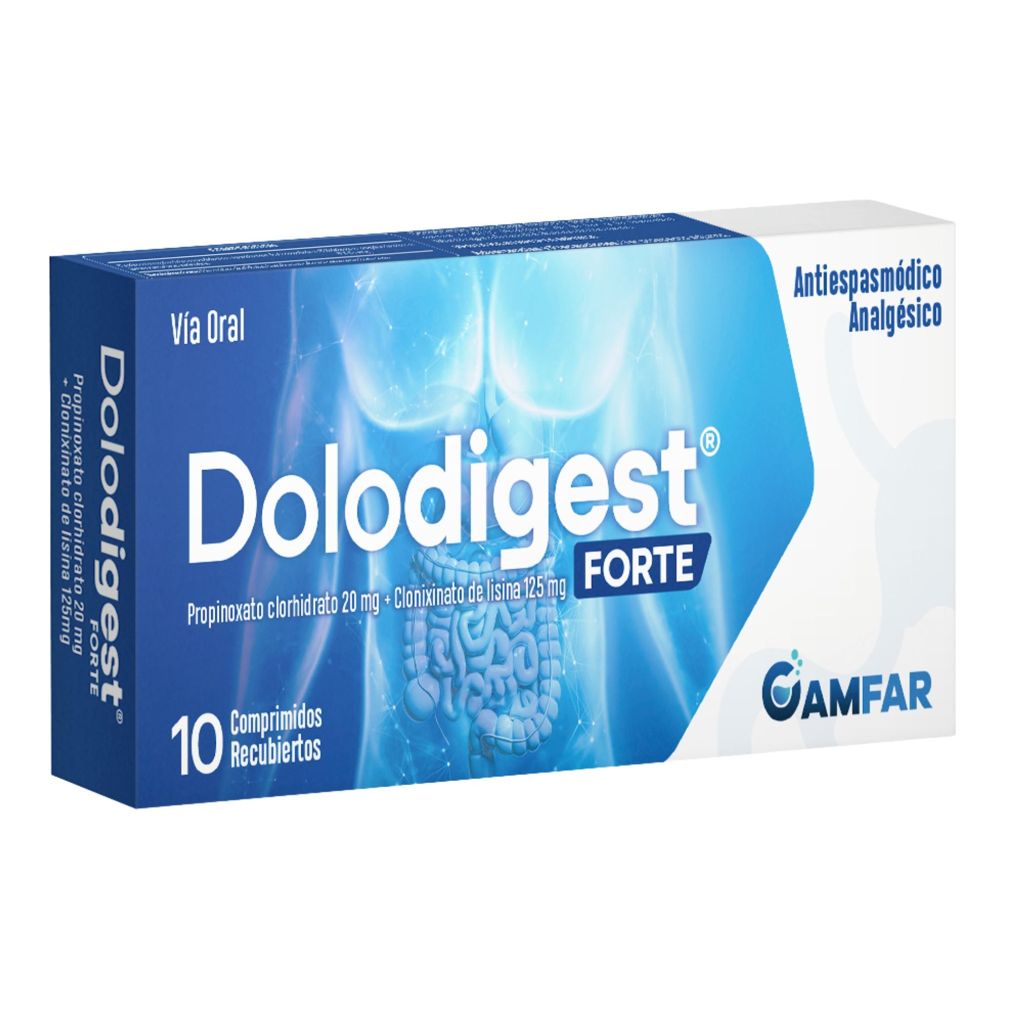 Dolodigest Forte 20Mg Propinoxato /125Mg Clonixinato X Comprimido ...