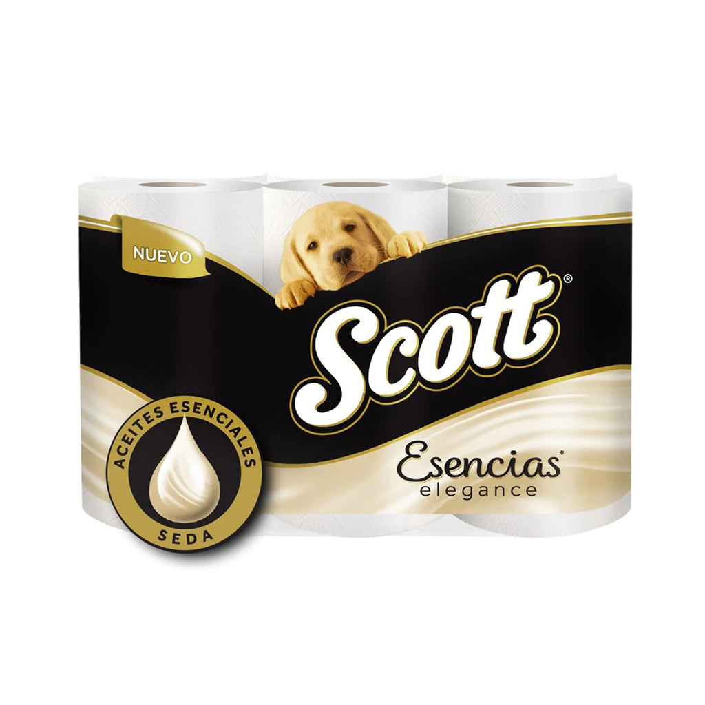 Scott Papel Higienico Esencias Elegance Doble Hoja Rollo X 24 Unidades ...