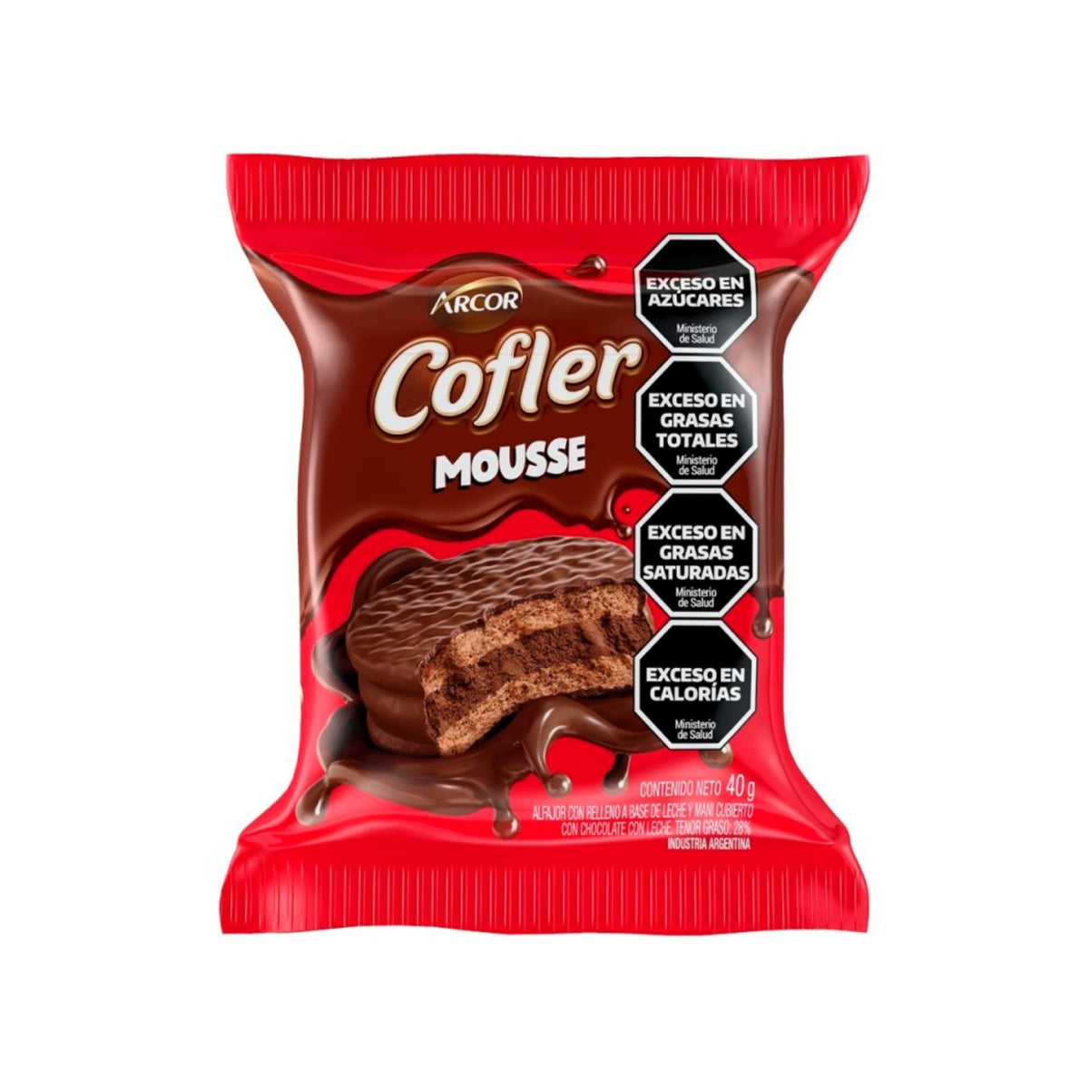 Alfajor Cofler Mousse Chocolate Con Leche X 40G— Farmacorp