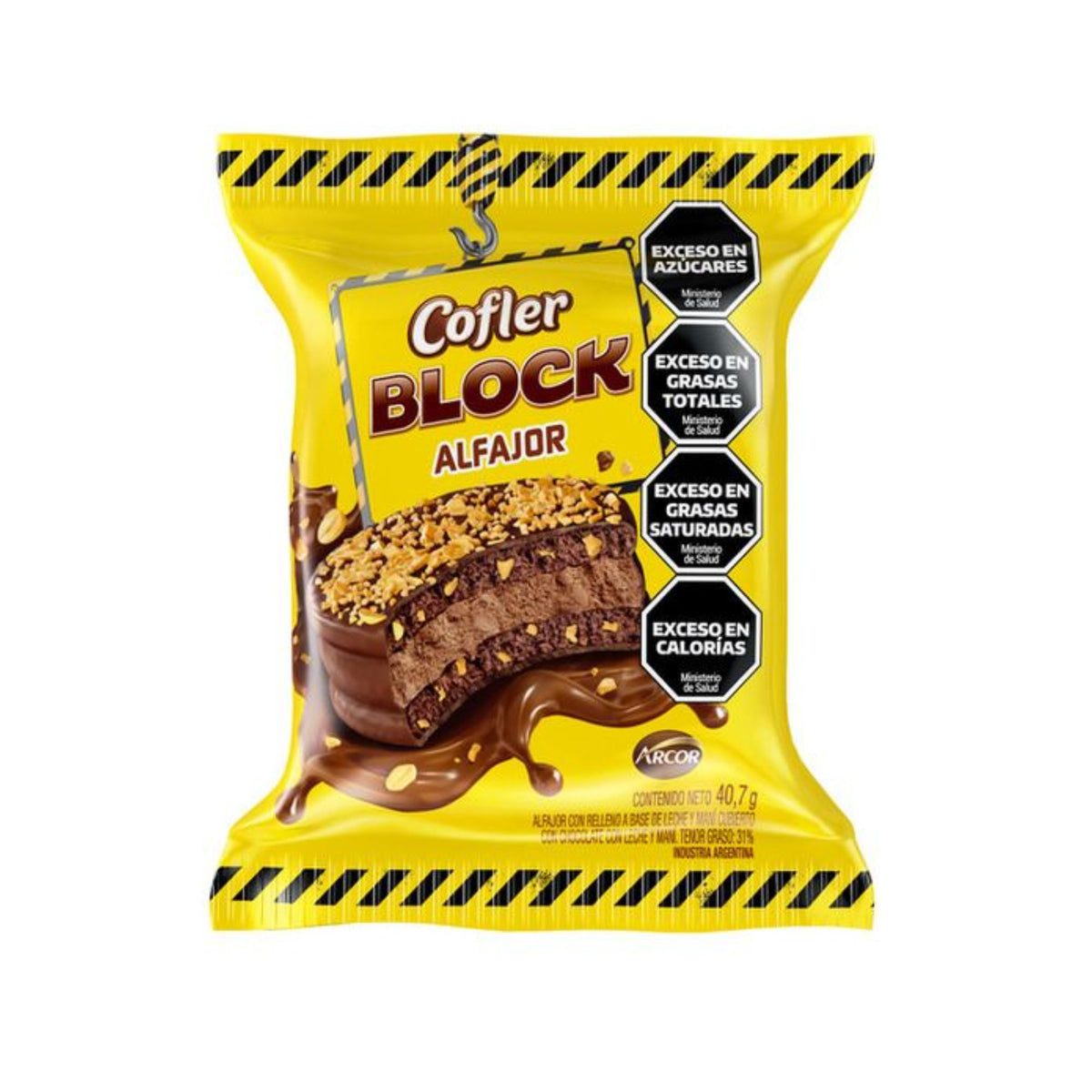 Alfajor Cofler Block Chocolate Con Mani X 40.7G— Farmacorp