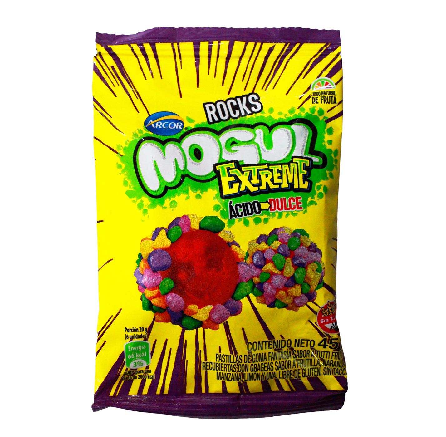 Mogul Extreme Rocks Pastillas De Goma X 45G— Farmacorp