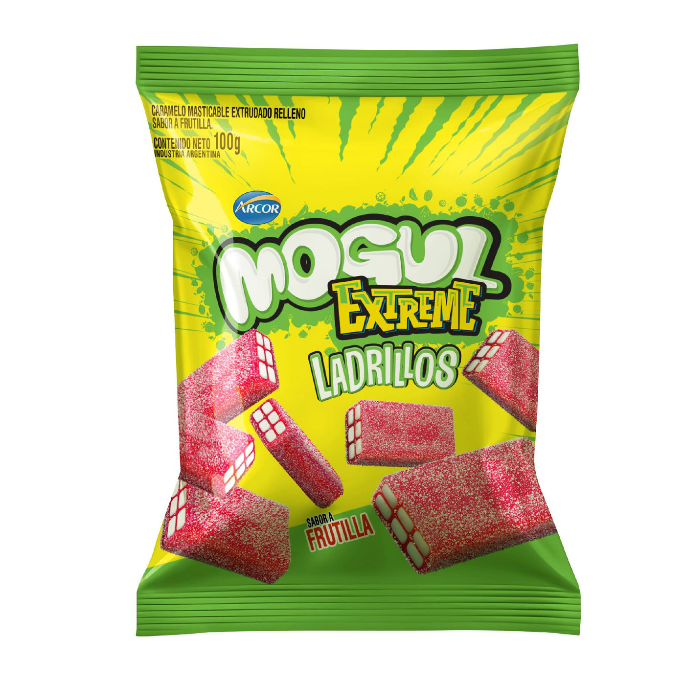 Gomitas Mogul Extreme Ladrillos Frutilla X 100G— Farmacorp