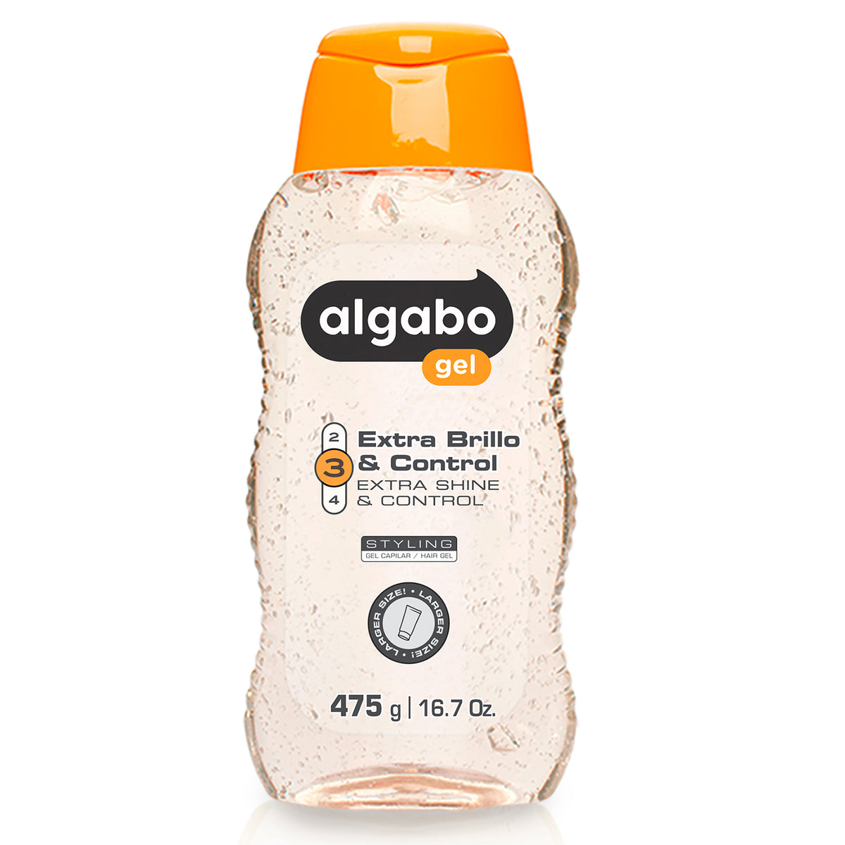 Algabo Gel Capilar Extra Brillo y Control 475g - Luminosidad— Farmacorp